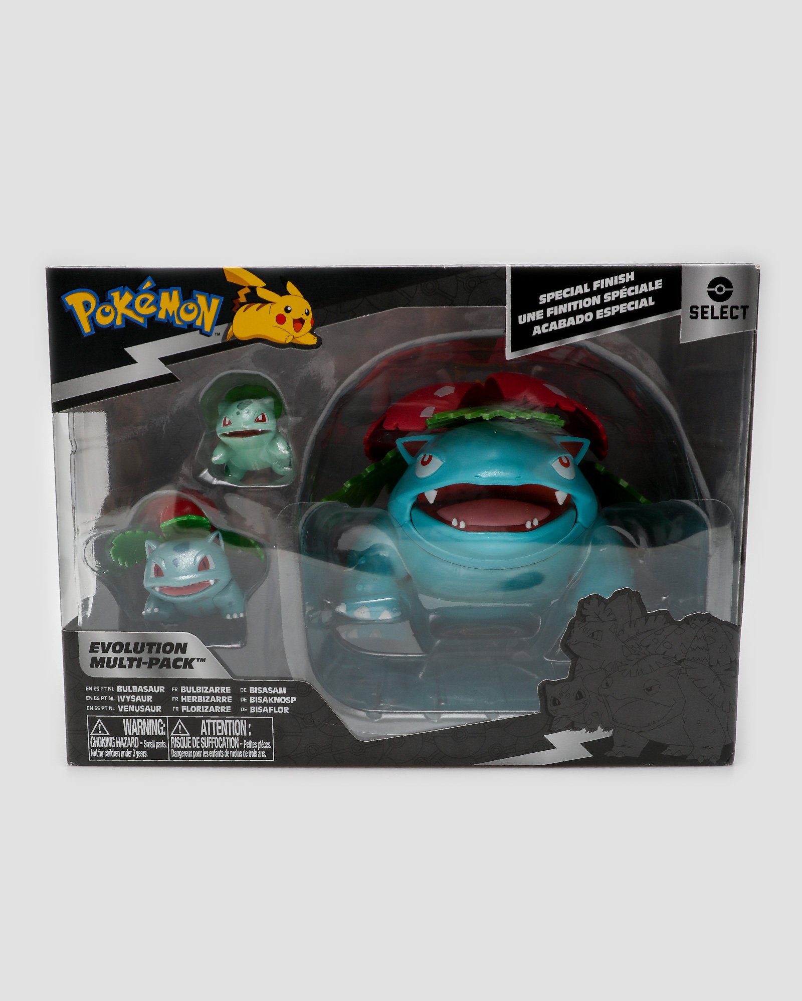 Riachuelo | Bonecos Evolution Multi Pack 3 peças Bulbasaur Bulbizarre ...