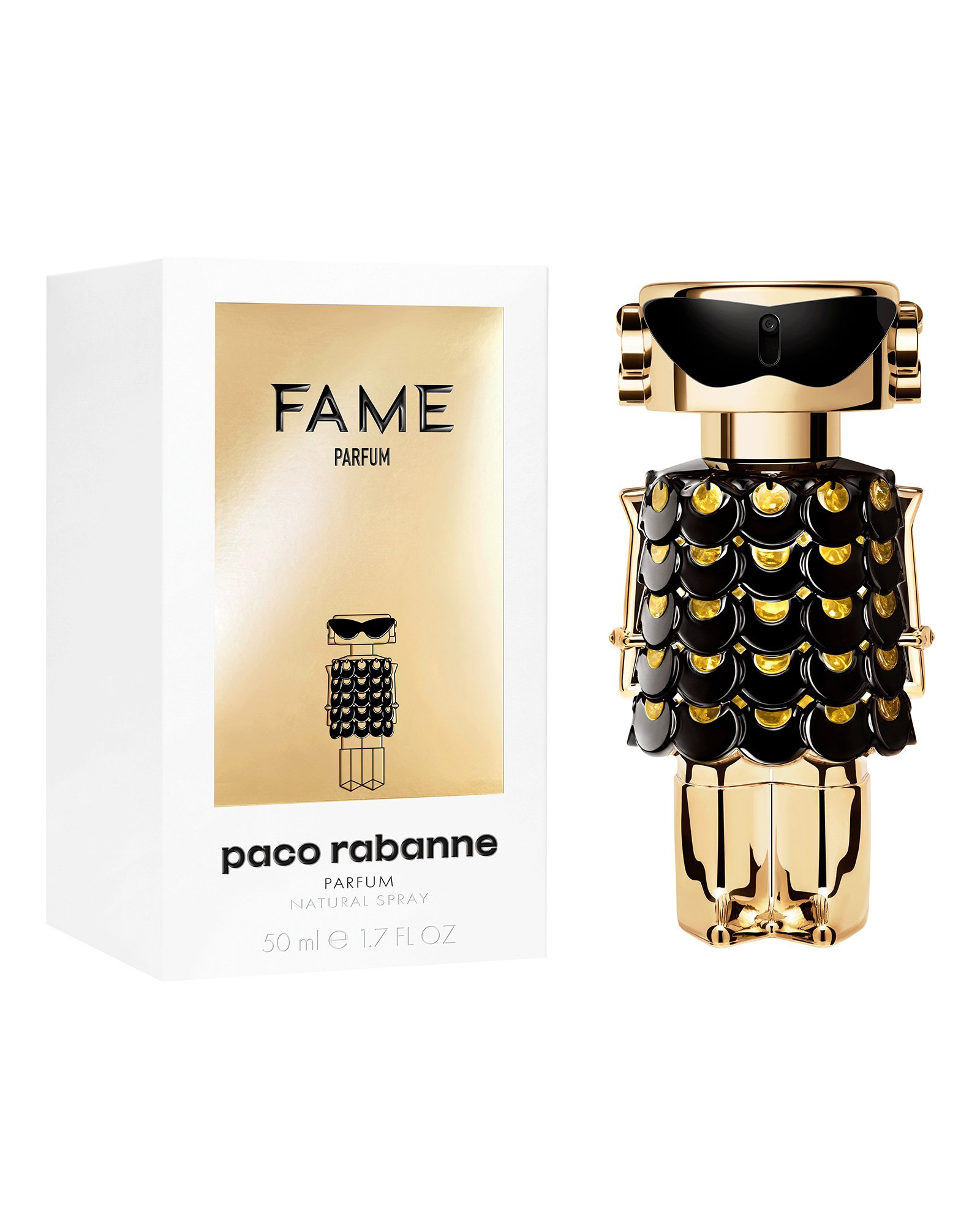 Riachuelo | Perfume feminino Fame Parfum 50ml prata | Rabanne