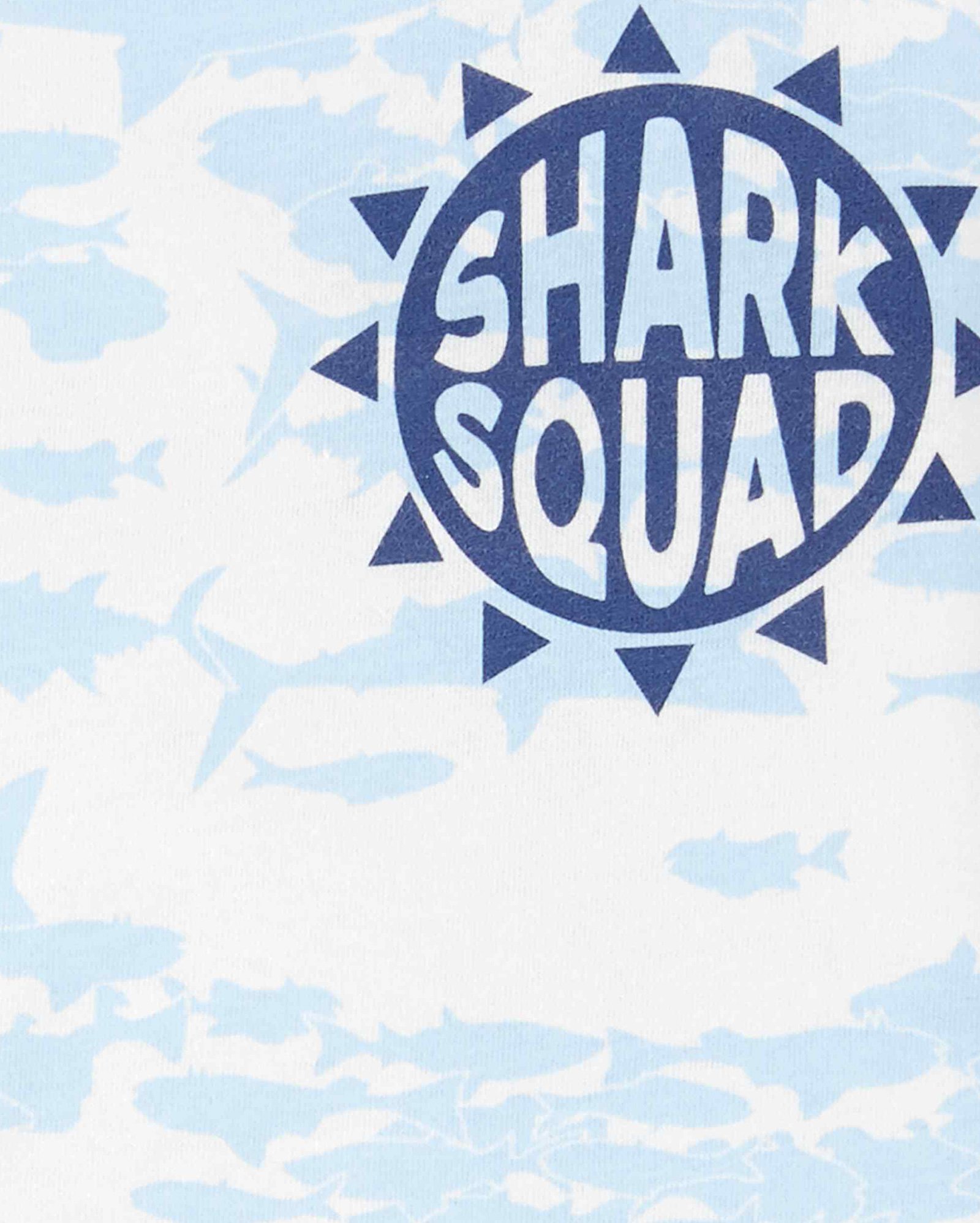 Conjunto curto bebê 2 shark squad azul | Carter's | Carter's Oficial