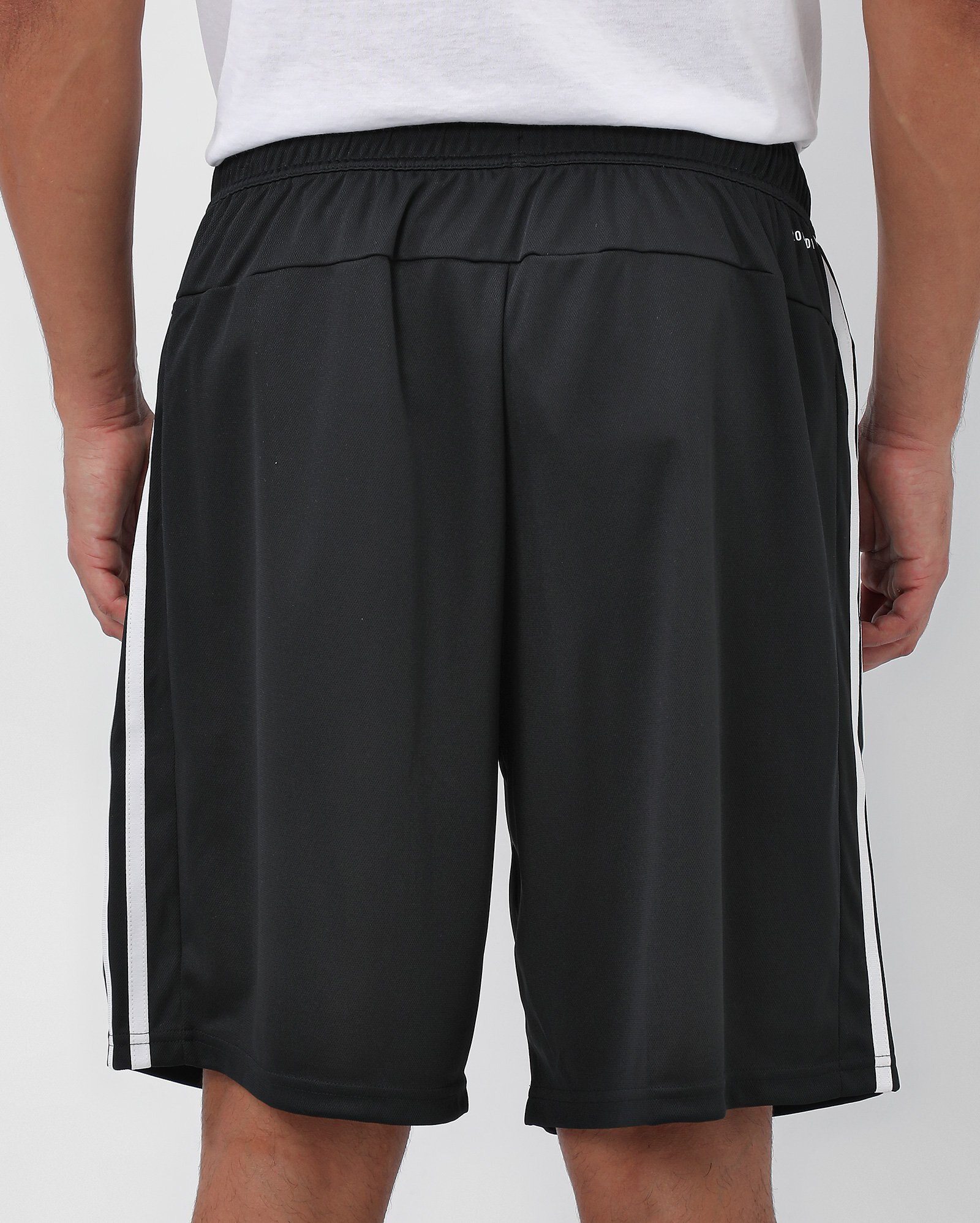 Riachuelo | Bermuda esportiva masculina piquet IB8243 preta | Adidas