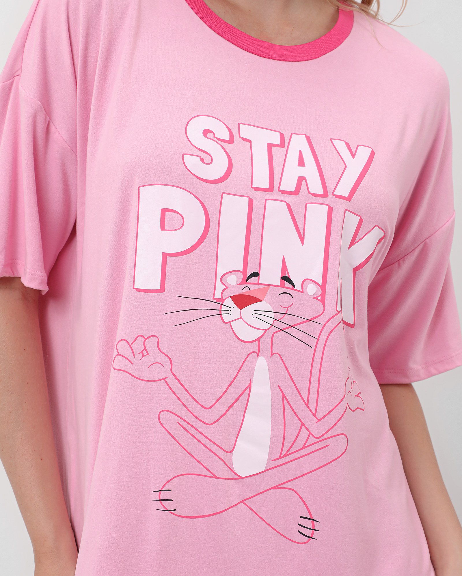 Riachuelo | Camisola manga curta A Pantera Cor de Rosa | MGM