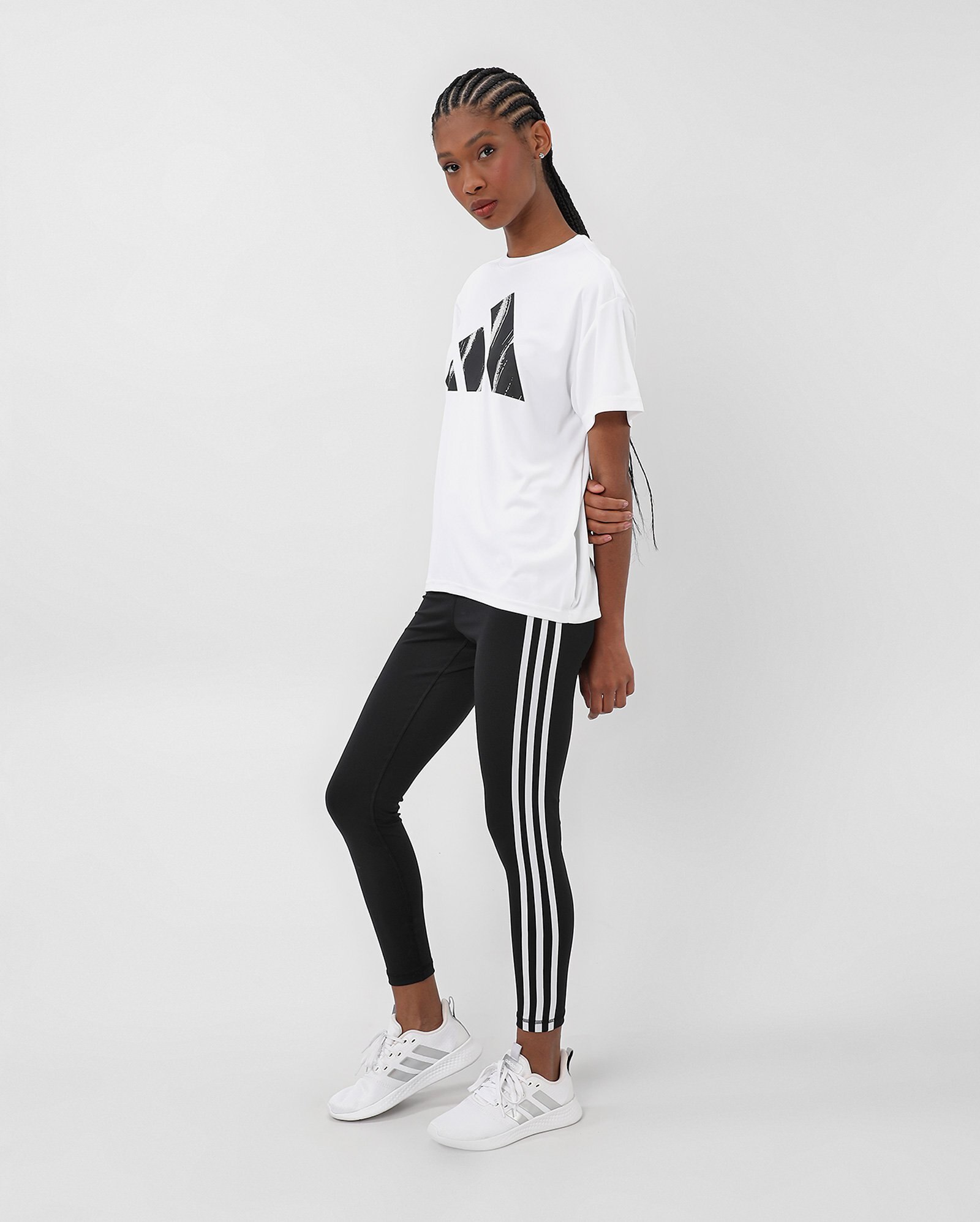 Riachuelo | Camiseta esportiva feminina Run It IL4744 branca | Adidas