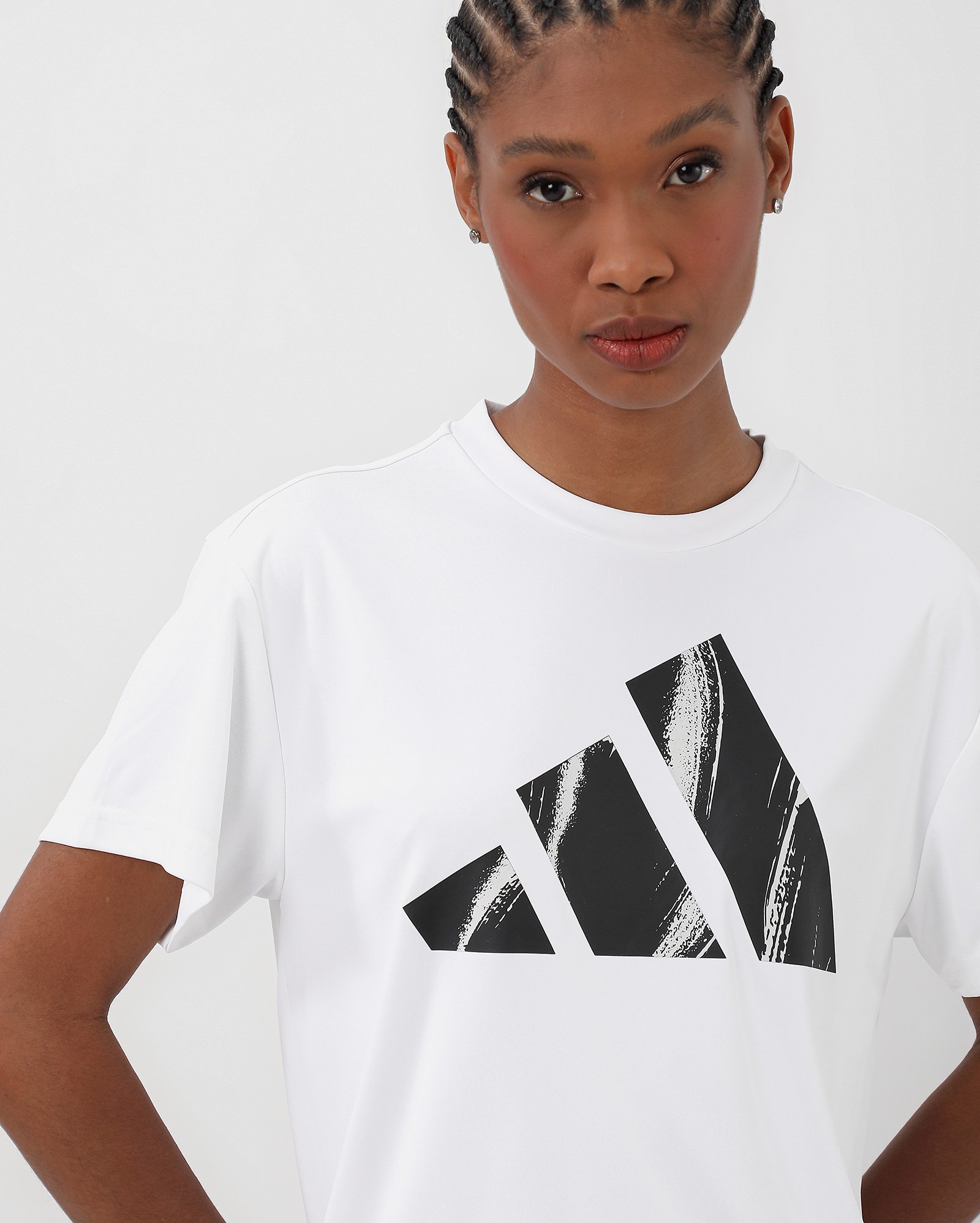 Riachuelo | Camiseta esportiva feminina Run It IL4744 branca | Adidas