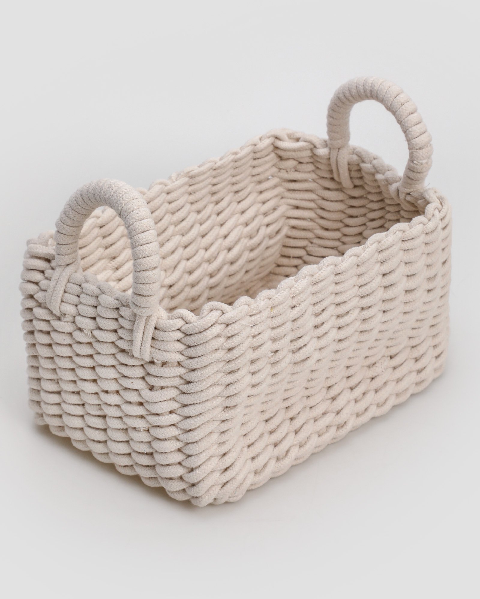 Riachuelo | Cesto organizador Lilah M branco | Casa Riachuelo