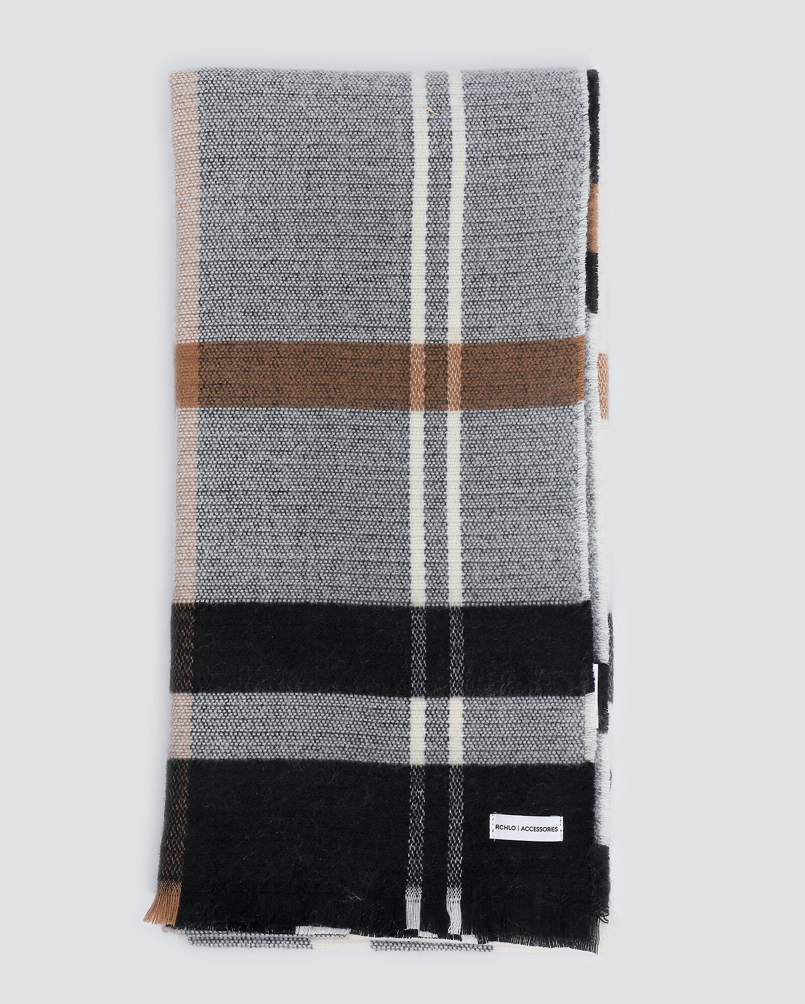 Riachuelo | Manta feminina tricot xadrez multicor