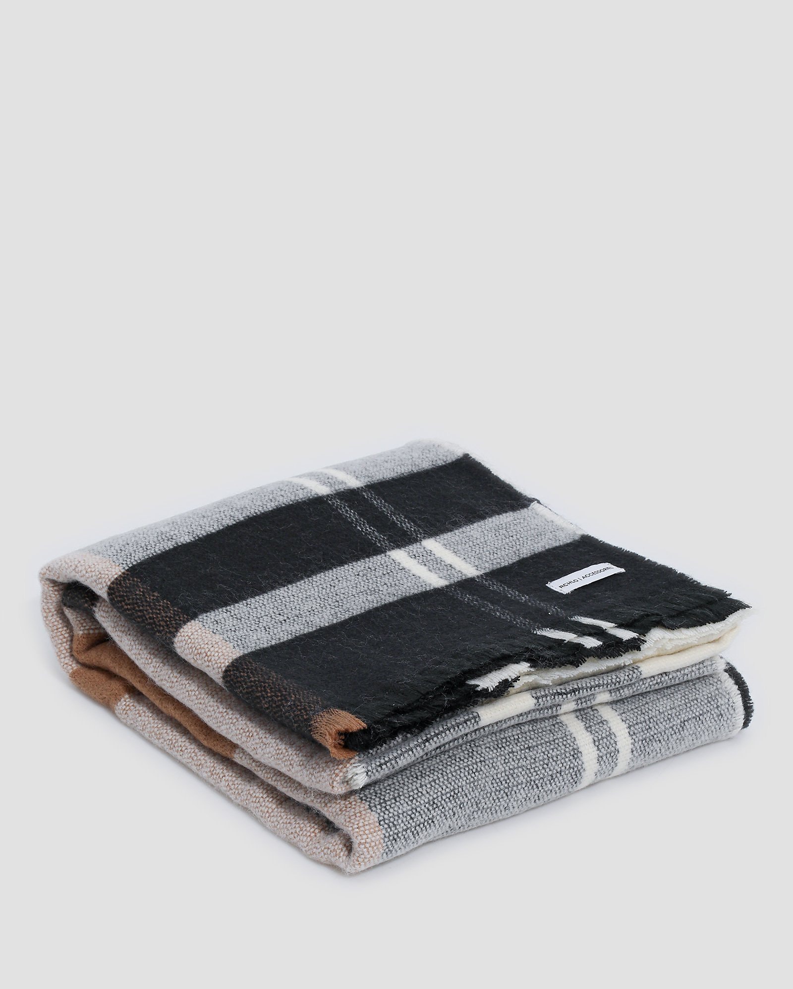 Riachuelo | Manta feminina tricot xadrez multicor