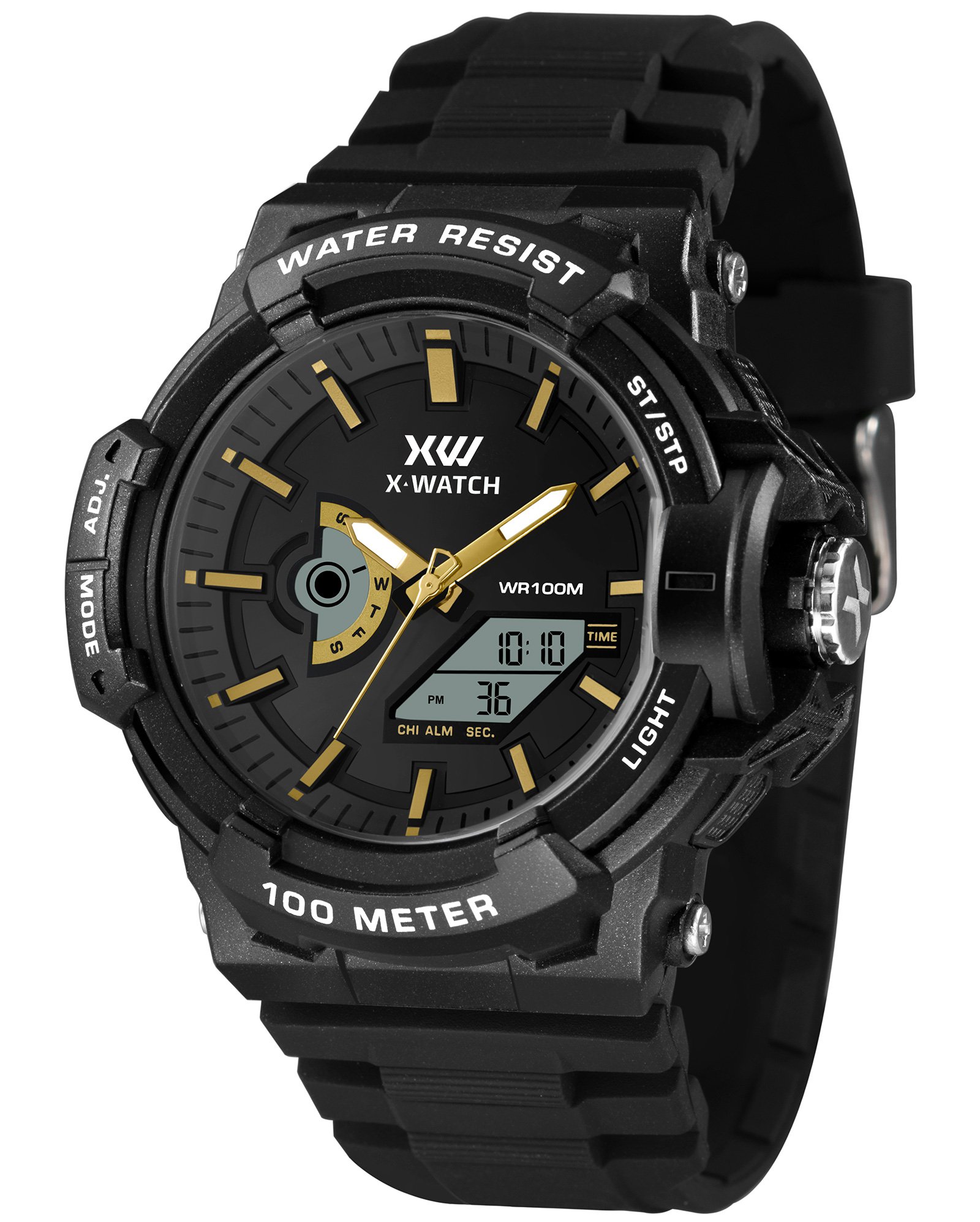 Riachuelo | Relógio digital masculino XMPPA341 P1PX preto | XWATCH