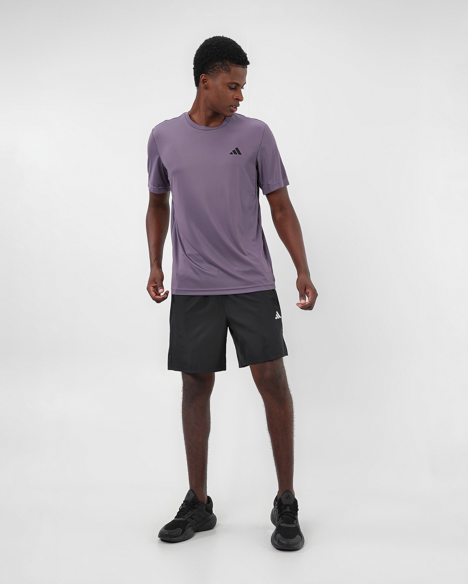 Riachuelo | Camiseta esportiva masculina IM4374 lilás | Adidas