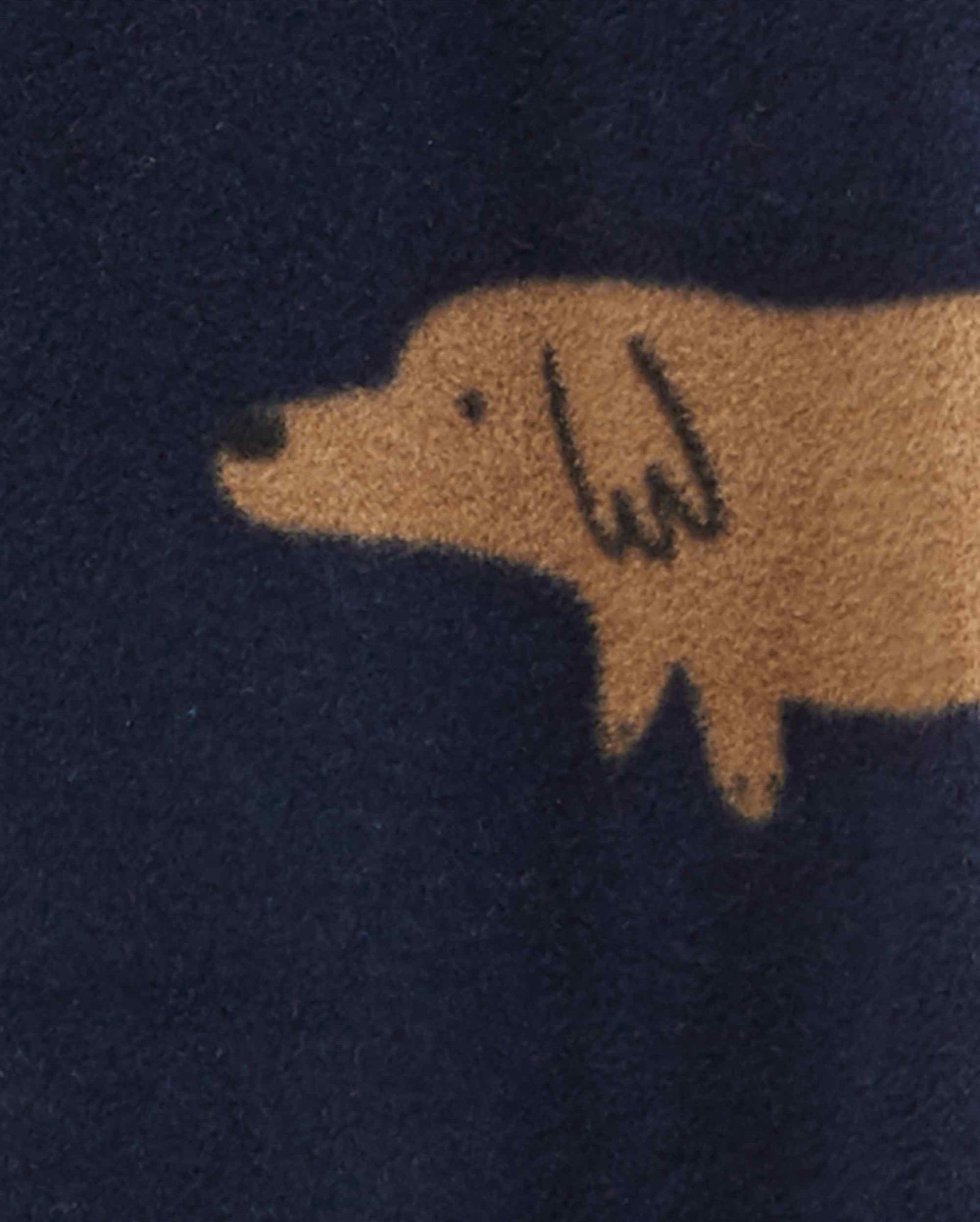 Riachuelo | Macacão bebê de fleece cachorros azul | Carter's