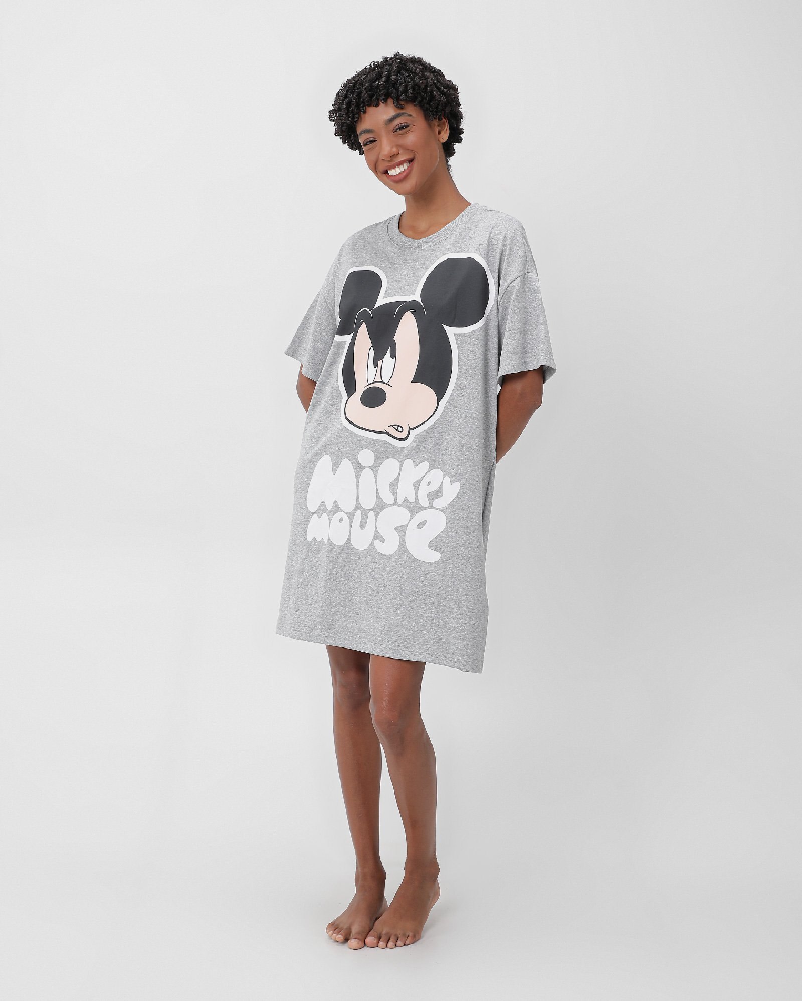 Riachuelo | Camisola estampada Mickey cinza | Disney