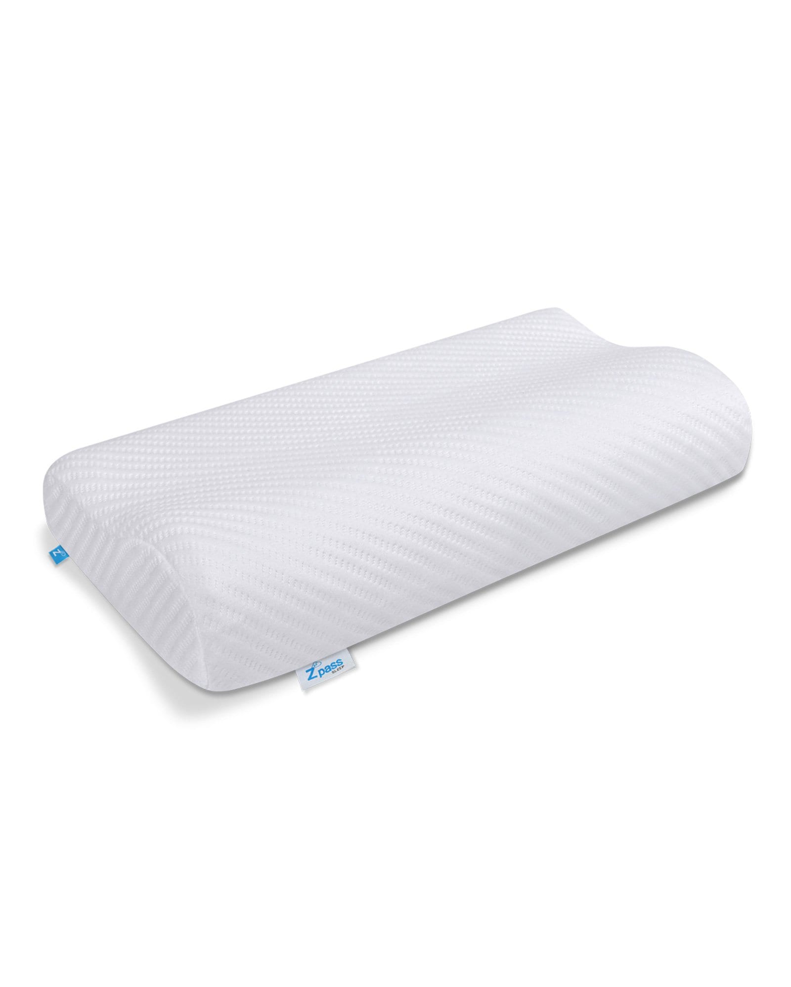 Riachuelo | Travesseiro anatômico retangular Comfort Blue branco | Z ...