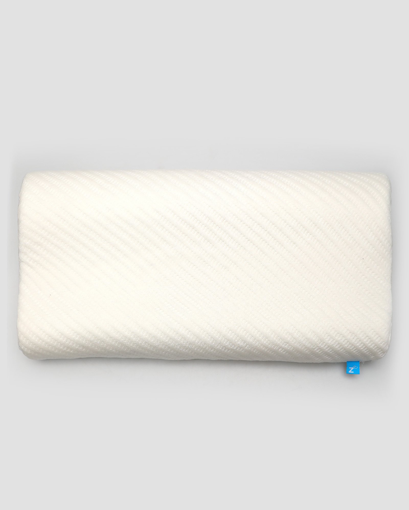 Riachuelo | Travesseiro anatômico retangular Comfort Blue branco | Z ...