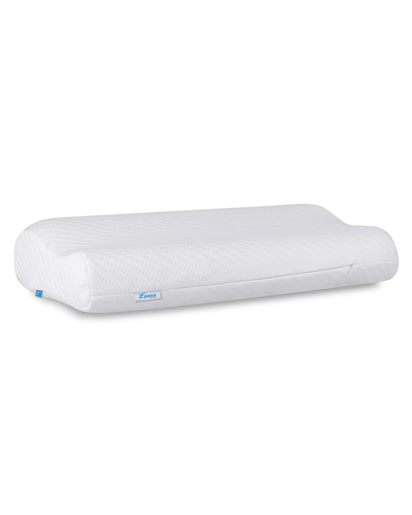 Riachuelo | Travesseiro anatômico retangular Comfort Blue branco | Z ...
