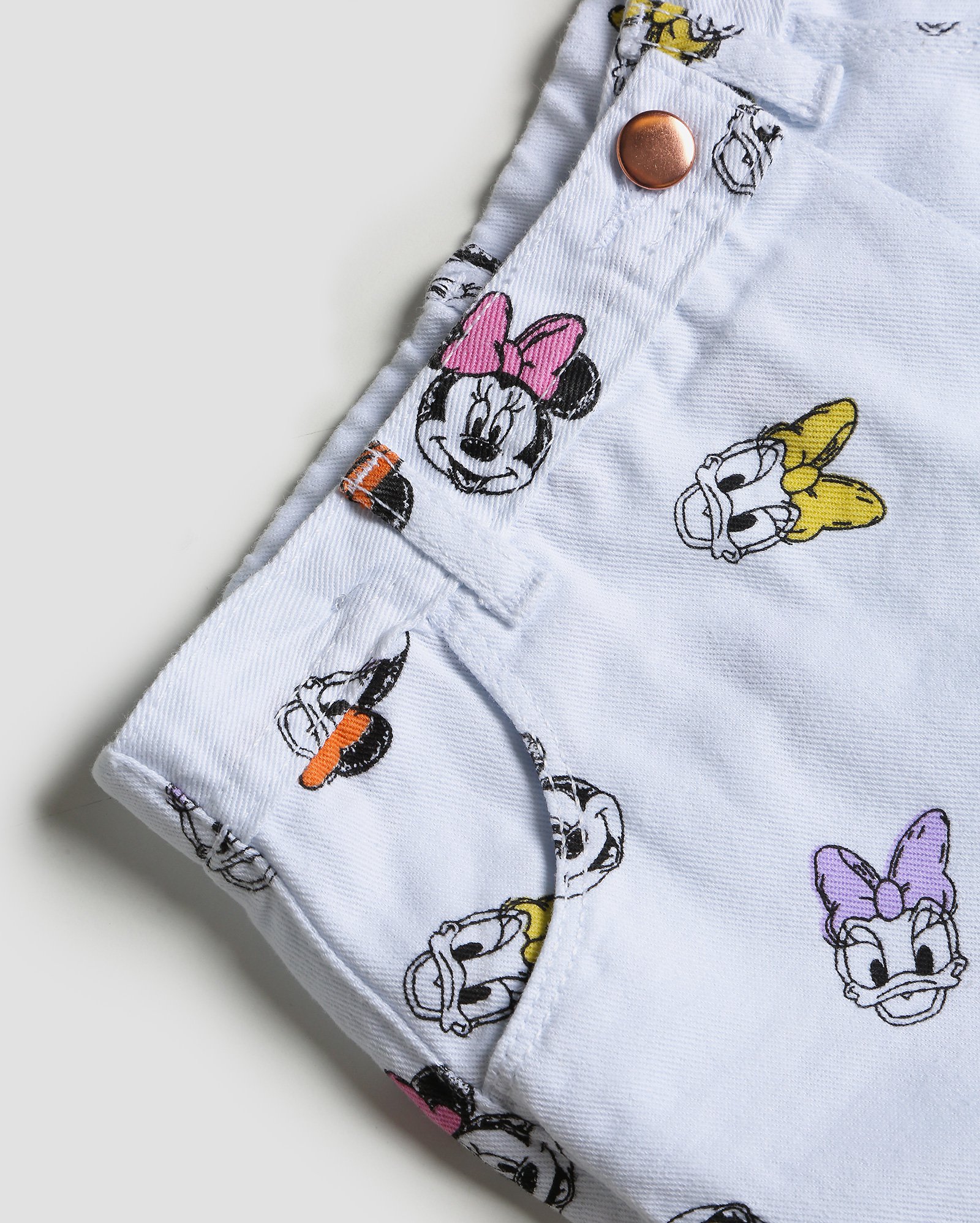 Riachuelo | Short-saia jeans color infantil Minnie e Margarida 1-4A ...