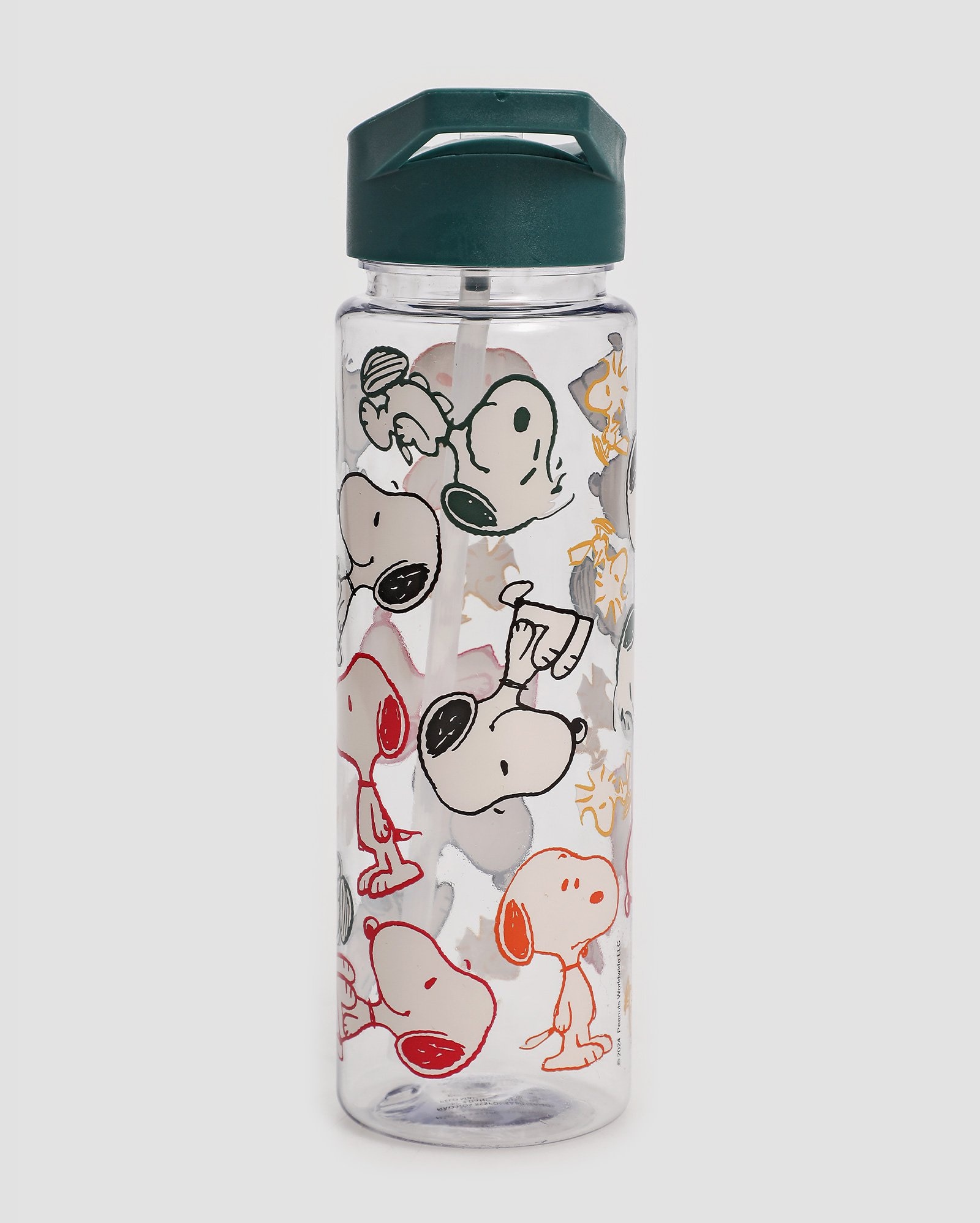 Riachuelo | Garrafa squeeze estampada 700ml Snoopy - Verde | Peanuts