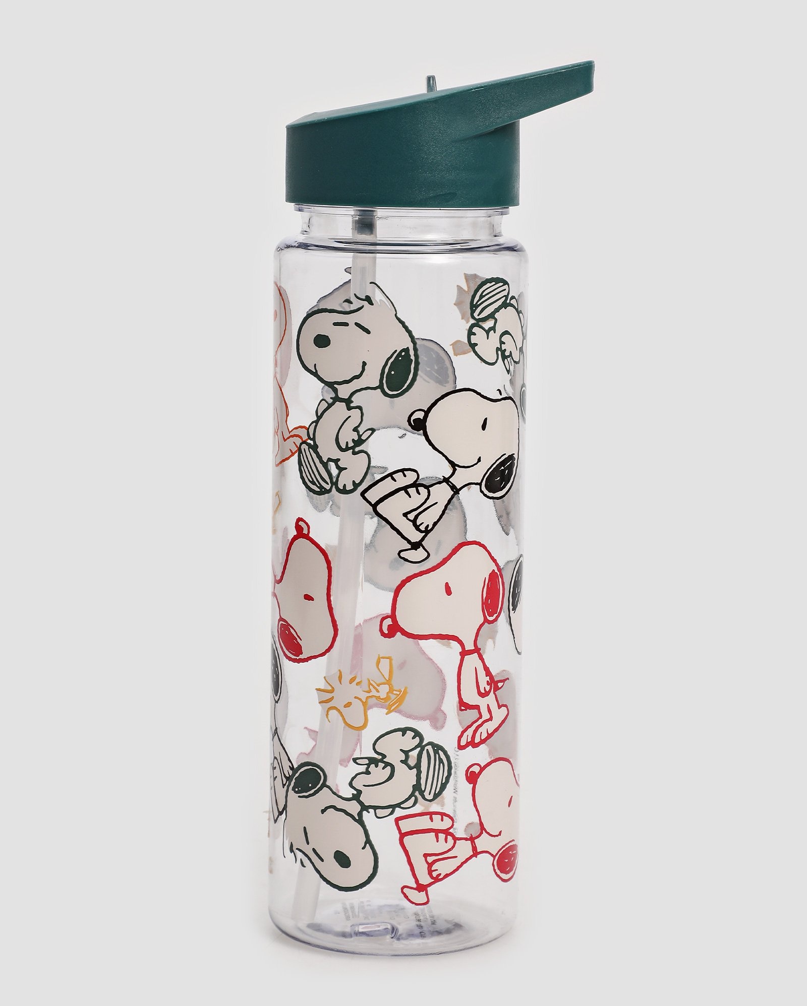Riachuelo | Garrafa squeeze estampada 700ml Snoopy - Verde | Peanuts