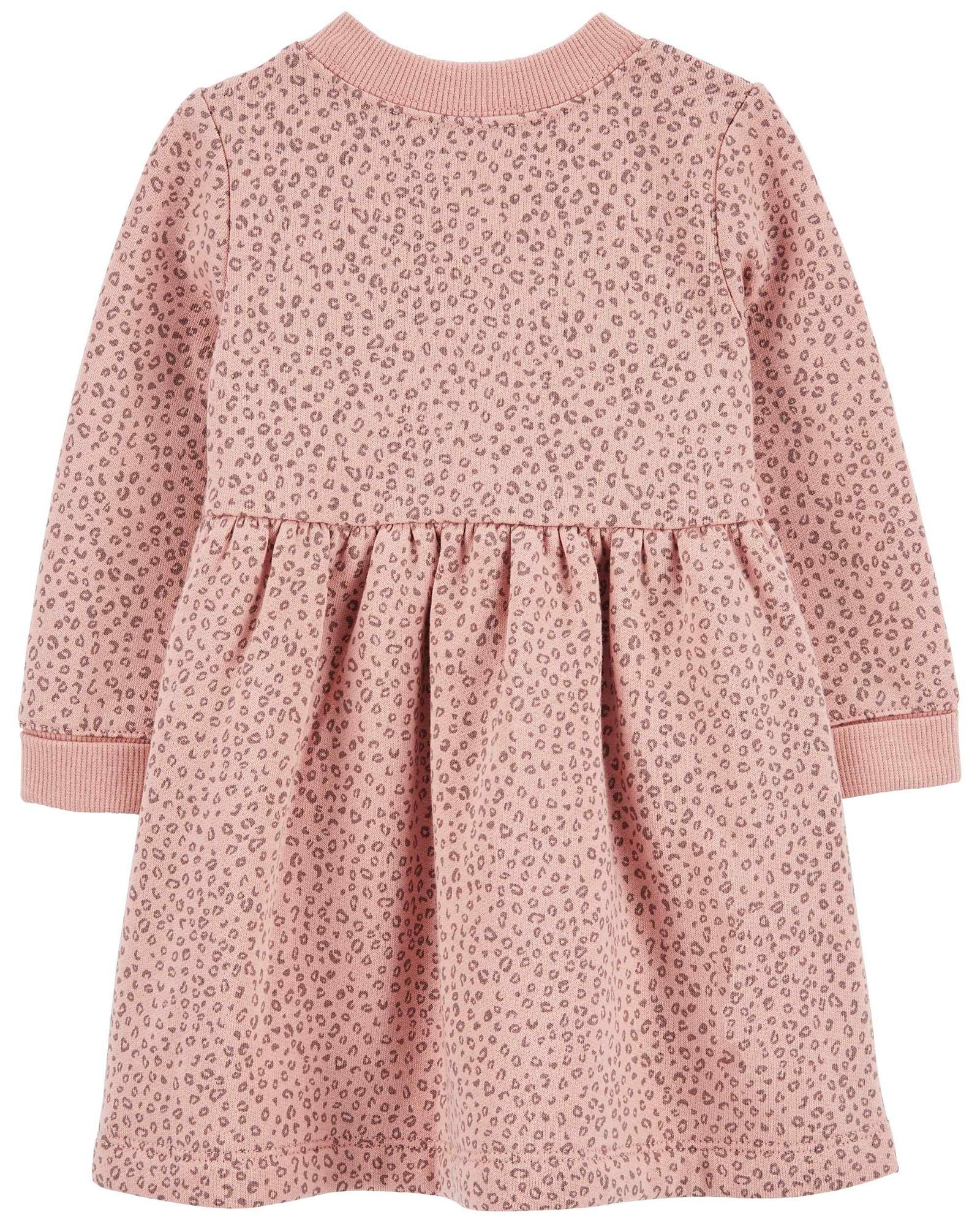Riachuelo | Vestido bebê animal print + calcinha rosa | Carter's