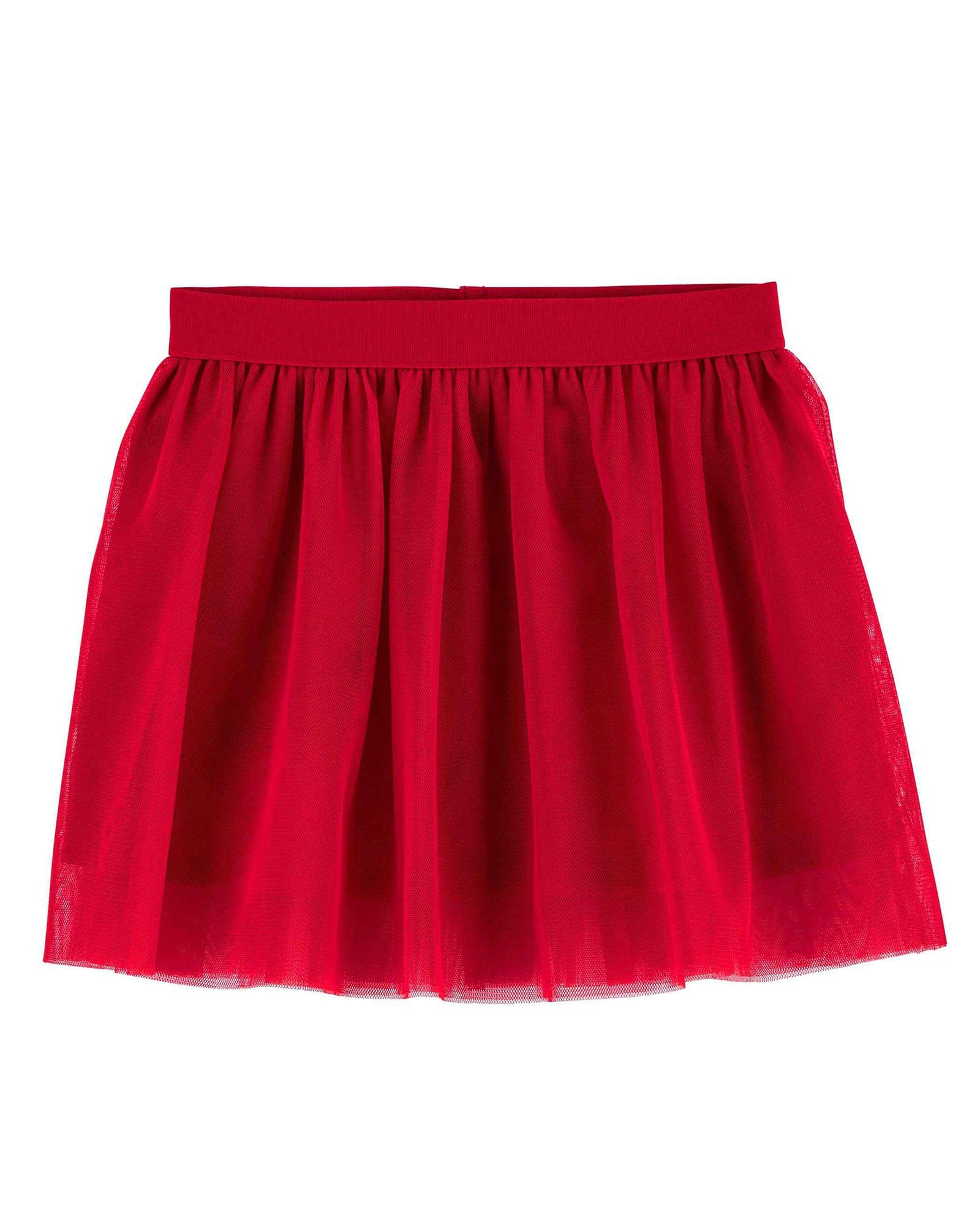 Saia infantil em tule com elástico vermelha | Carter's | Carter's Oficial