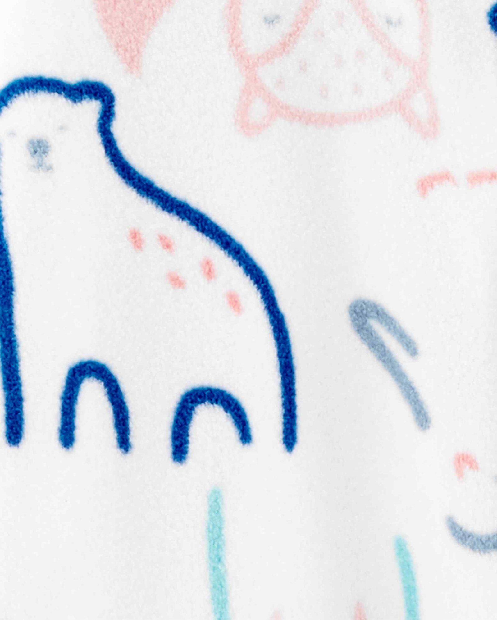 Macacão bebê de fleece bichinhos na neve branco | Carter's | Carter's ...