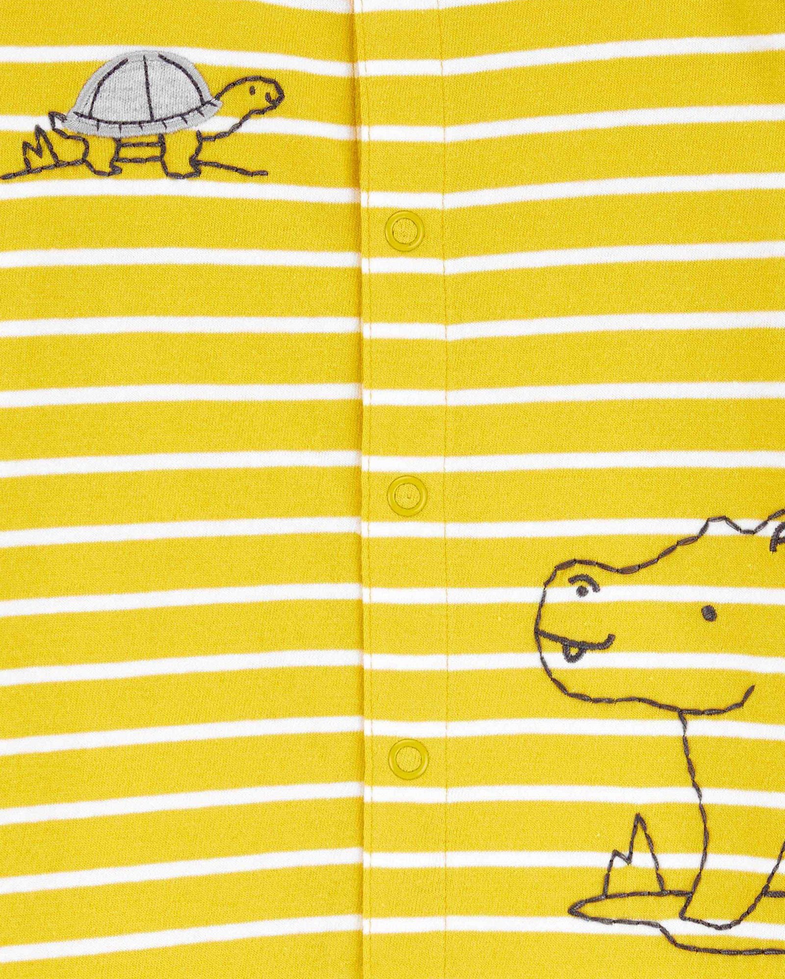 Riachuelo | Macaquinho bebê listrado hipopótamo tartaruga amarelo | Carter's