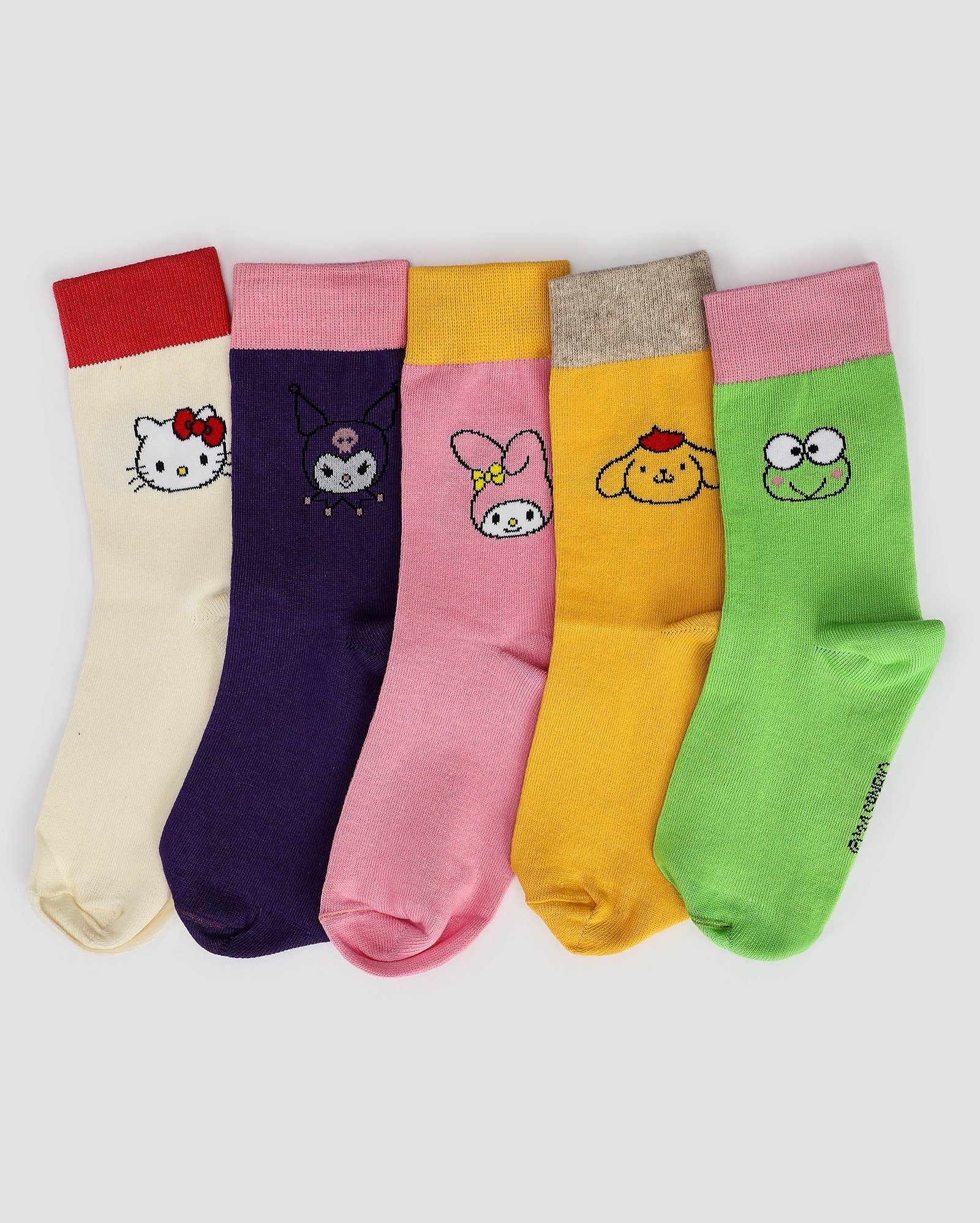 Riachuelo | Kit meia infantil 5 pares personagens Hello Kitty cano ...