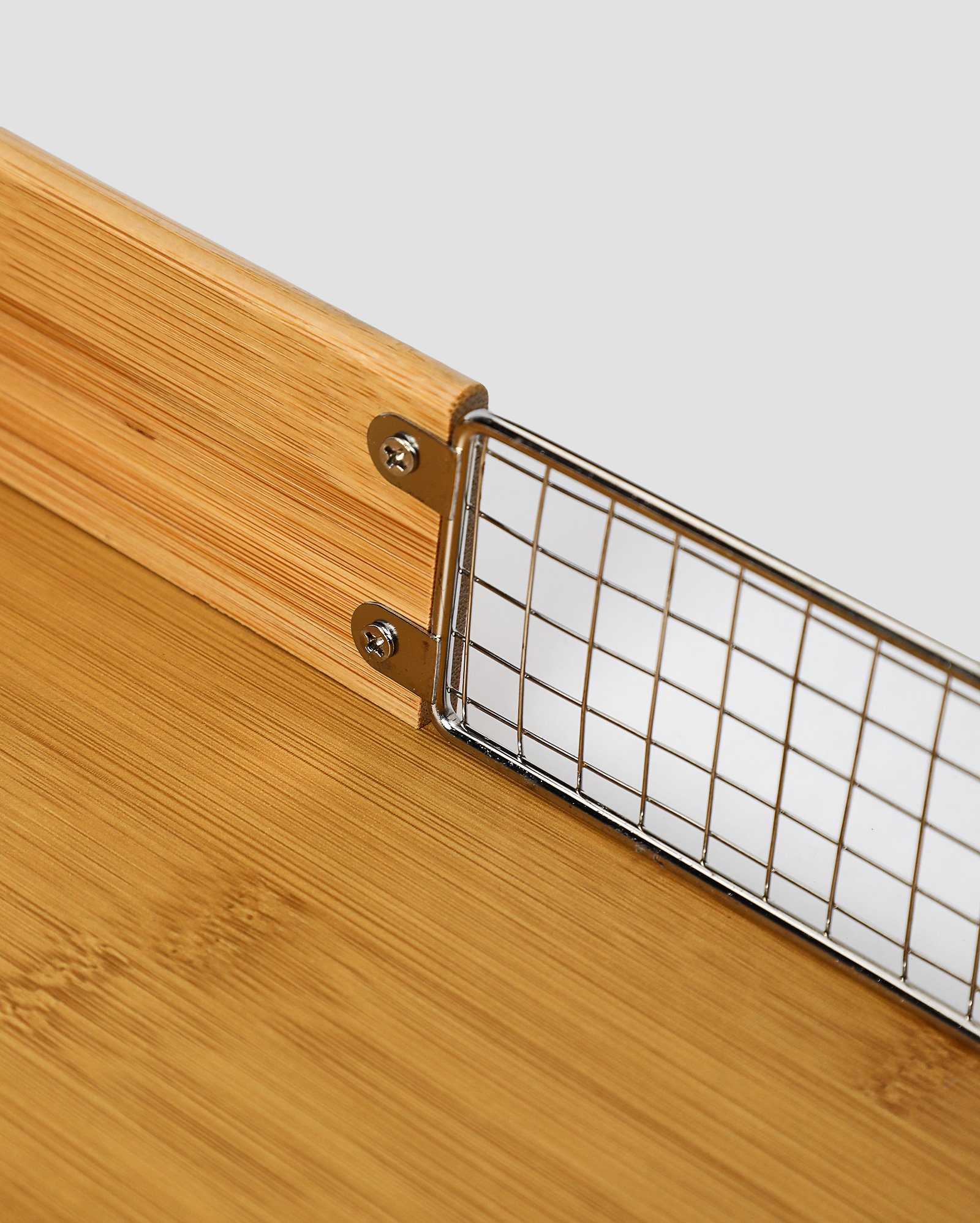 Riachuelo | Bandeja quadrada de bambu Deminan 35cm bege | Casa Riachuelo