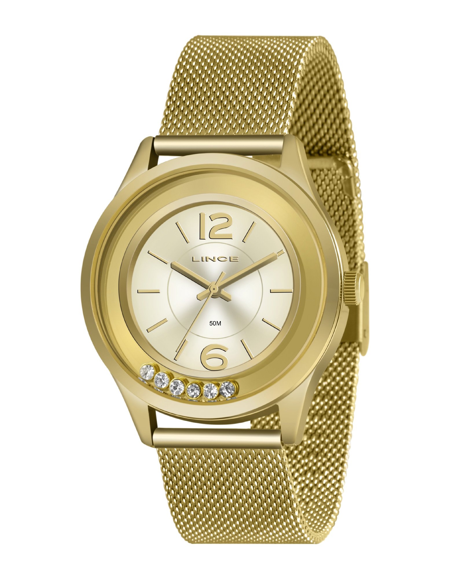 Riachuelo | Kit relógio analógico feminino LRG4711L + perfume Athena 15ml multicor | Lince