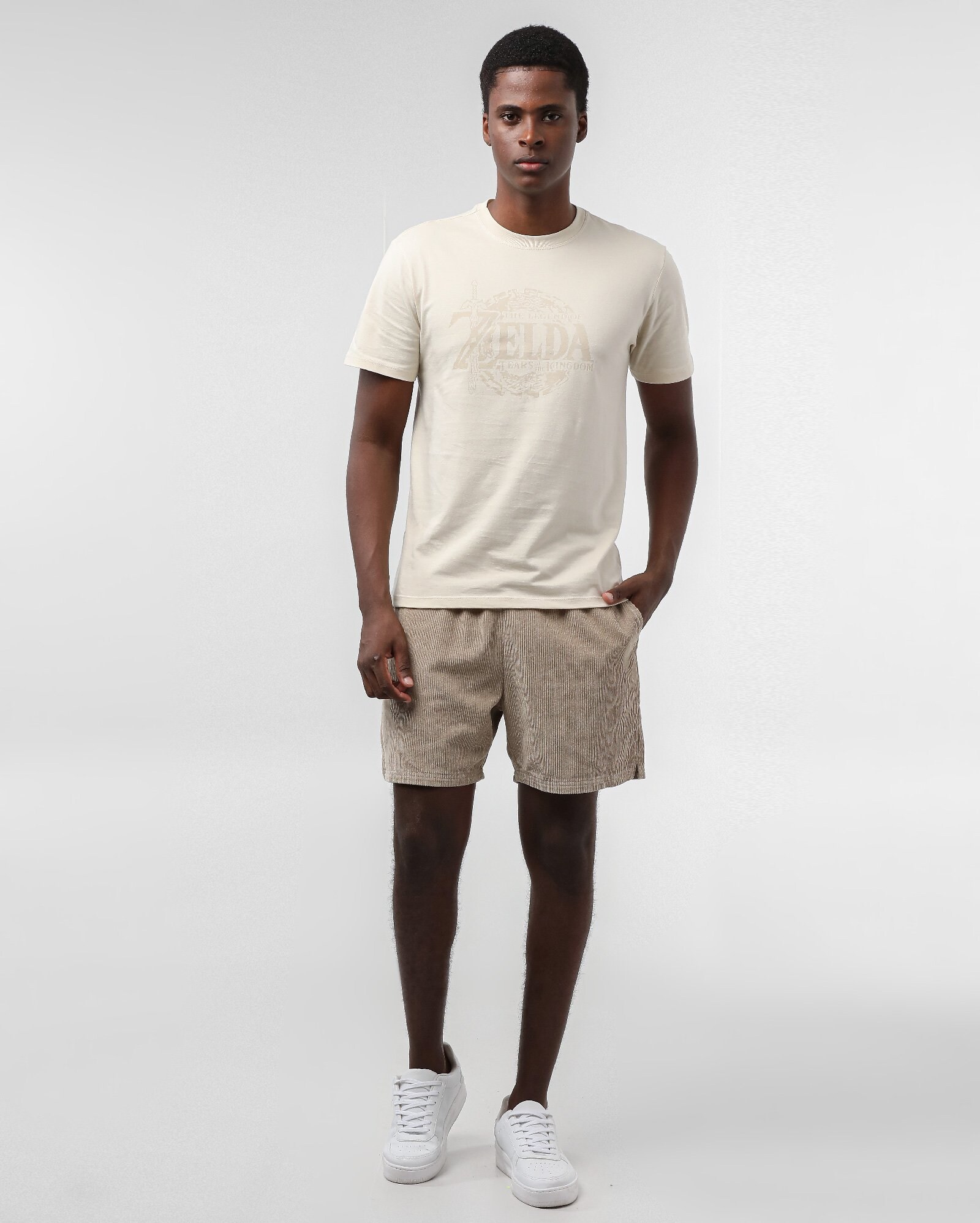 Riachuelo | Camiseta masculina Link The Legend of Zelda bege | FANLAB