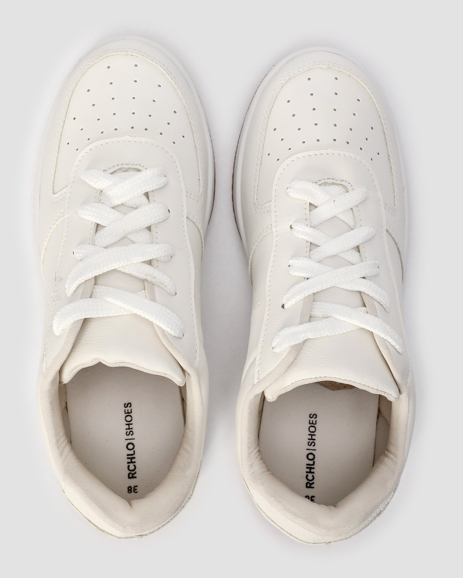 Riachuelo | Tênis feminino com recortes variados - Off-white | Riachuelo