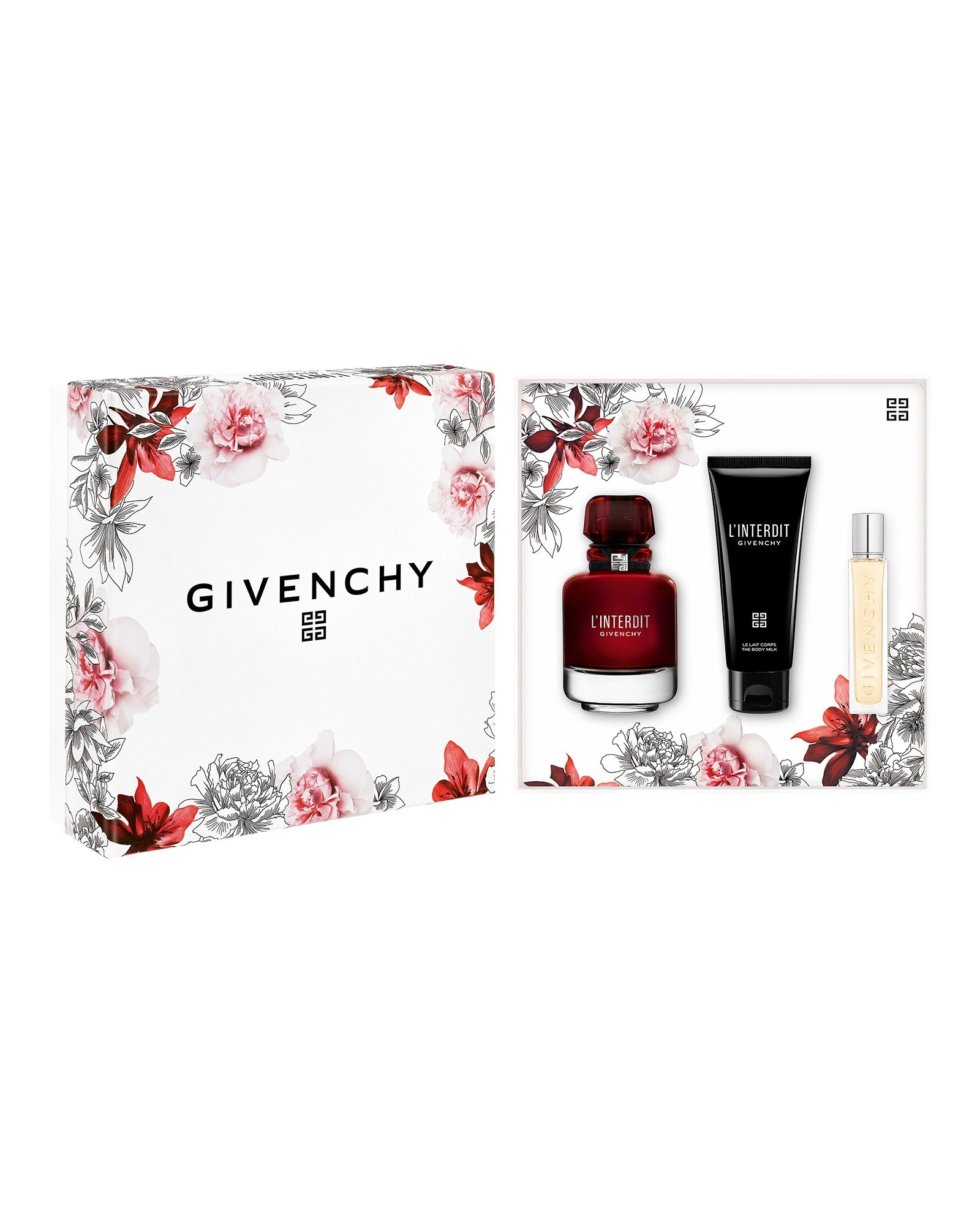 Riachuelo | Kit perfume femino L'Interdit Rouge EDP 80ml + loção ...