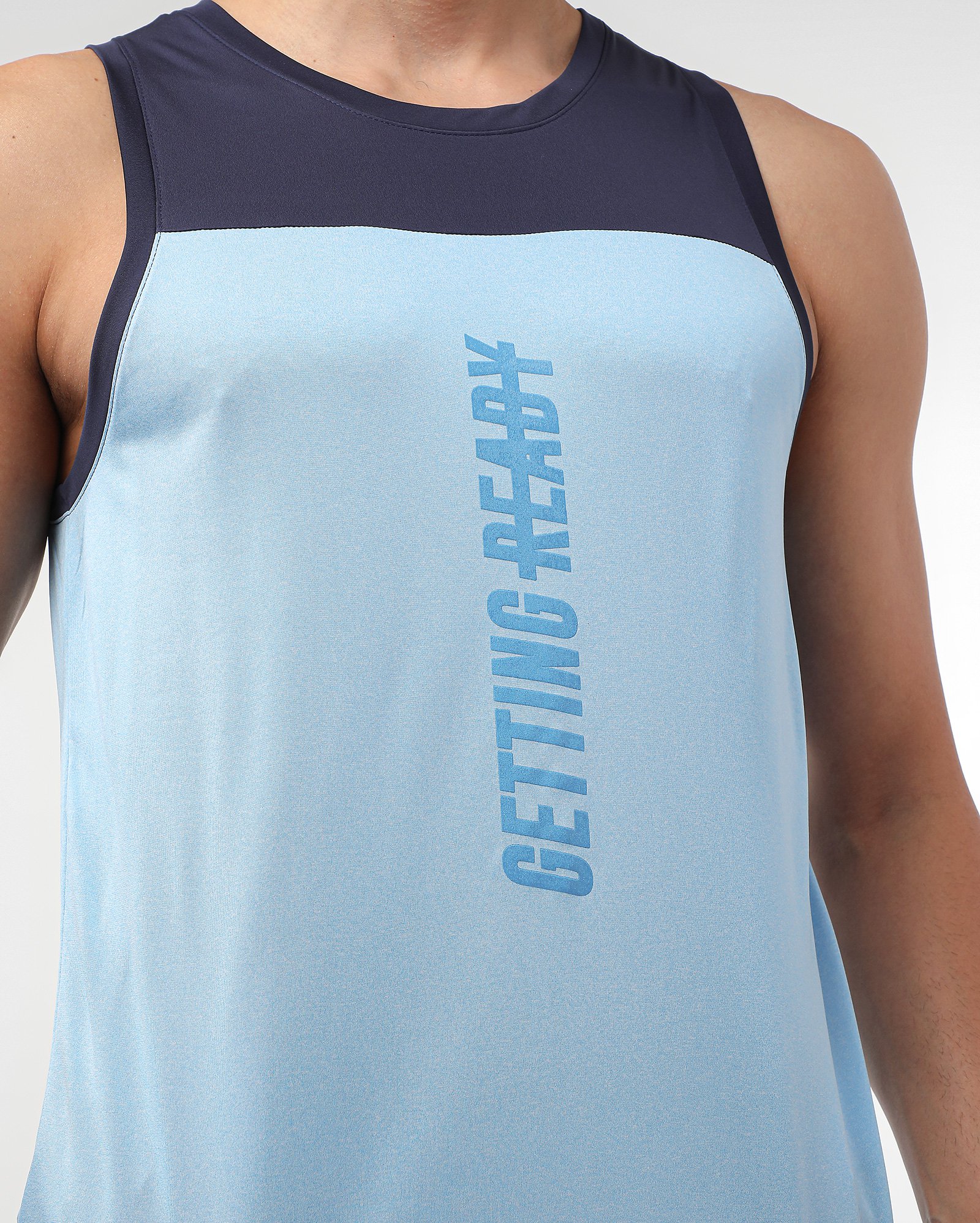 Riachuelo | Regata esportiva masculina getting ready azul | Body Work