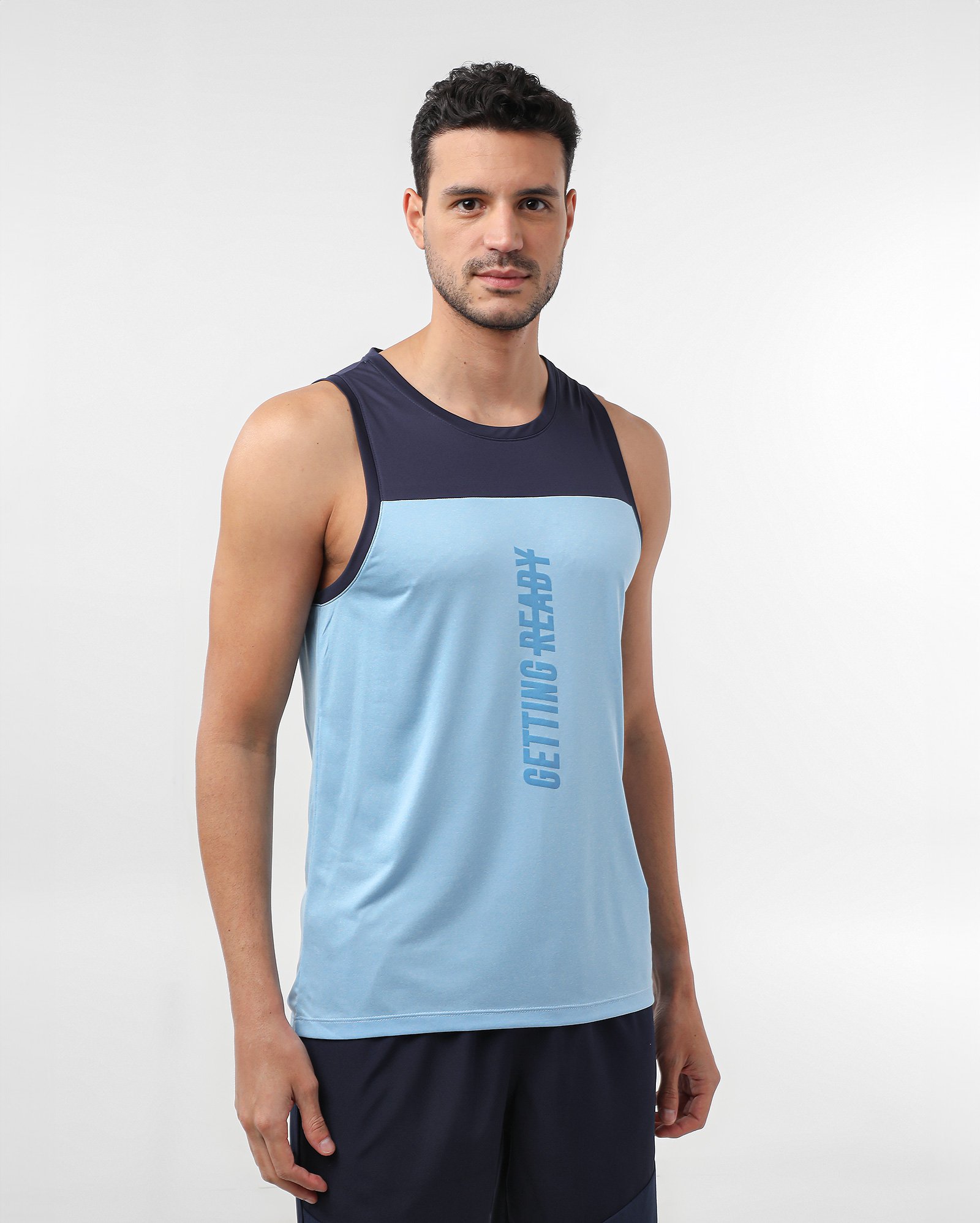 Riachuelo | Regata esportiva masculina getting ready azul | Body Work