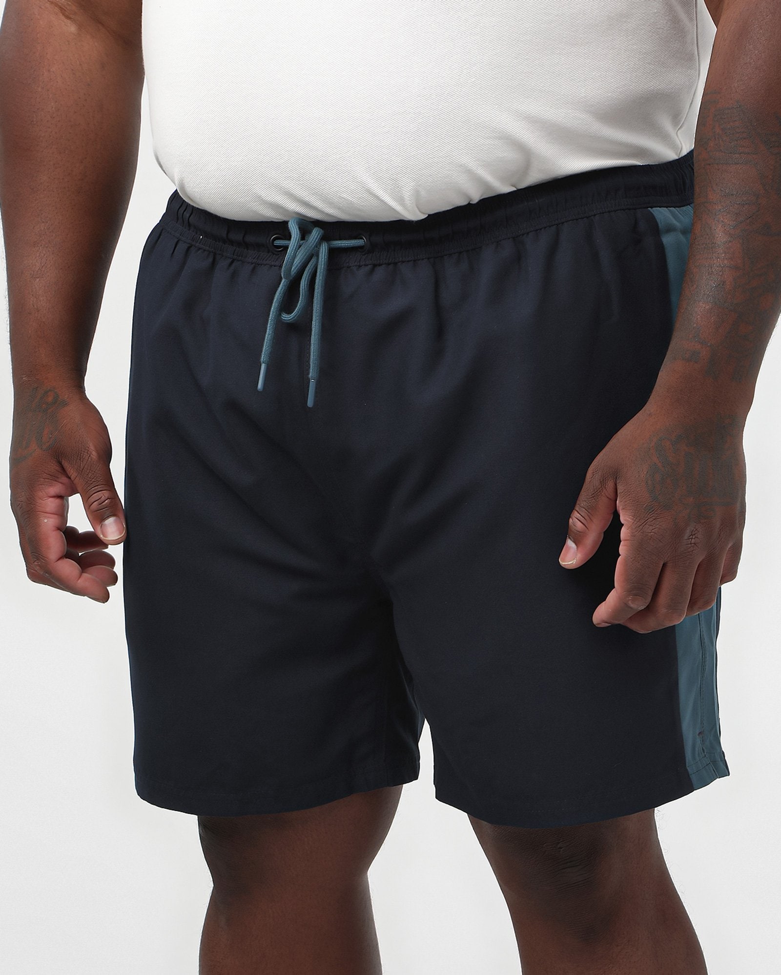 Riachuelo | Bermuda plus size masculina cós elástico azul