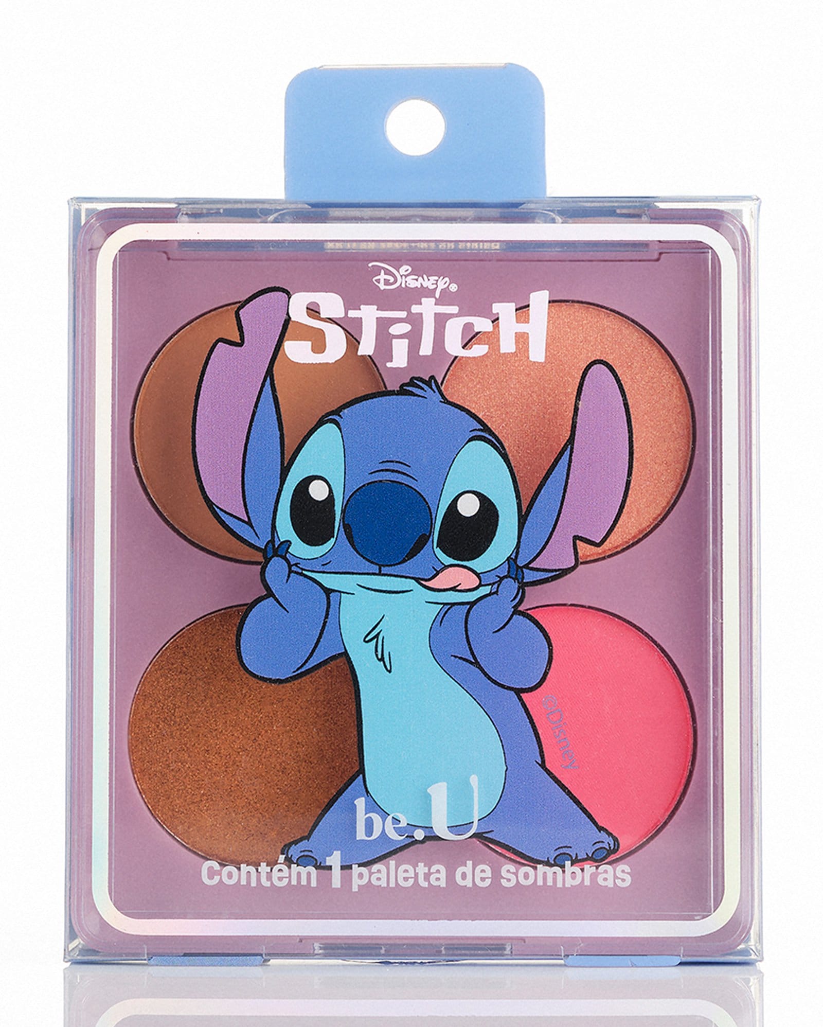 Riachuelo | Paleta de sombras 4 cores Stitch 2,5g multicor | be.U + Disney