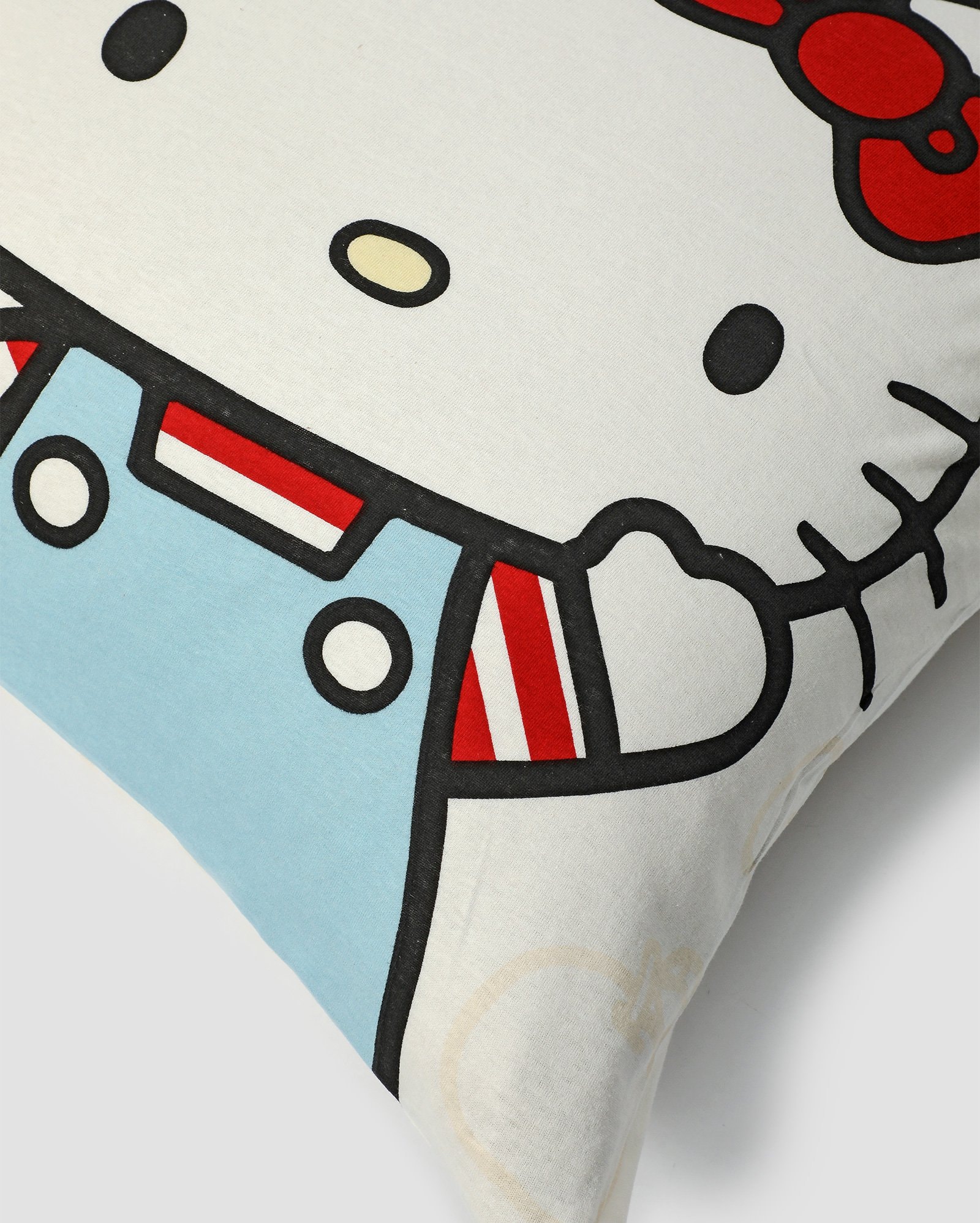 Riachuelo | Jogo de cama solteiro 2 peças malha Hello Kitty bege ...