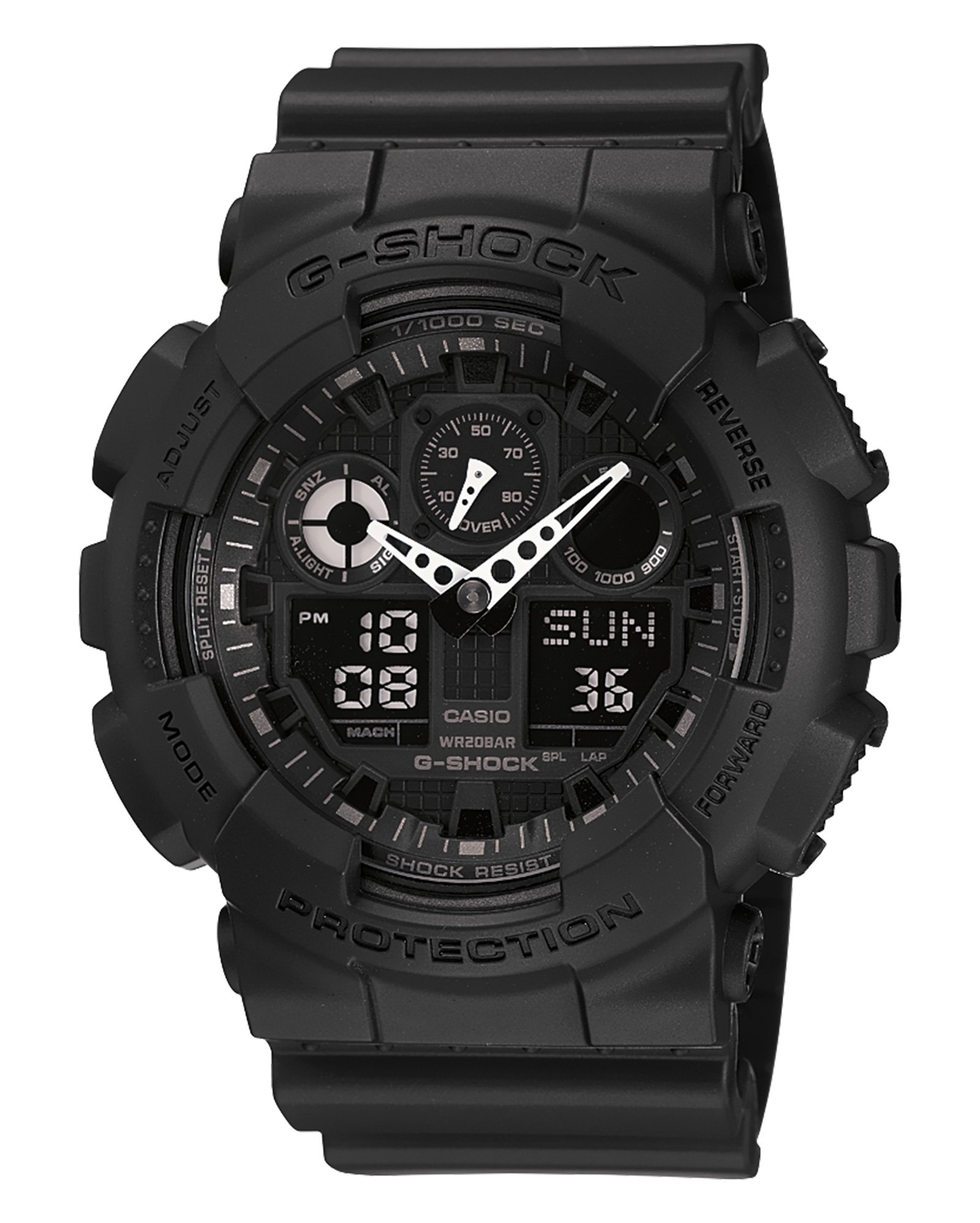 Riachuelo | Relógio anadigi masculino GA700CA2ADR G-Shock preto | Casio