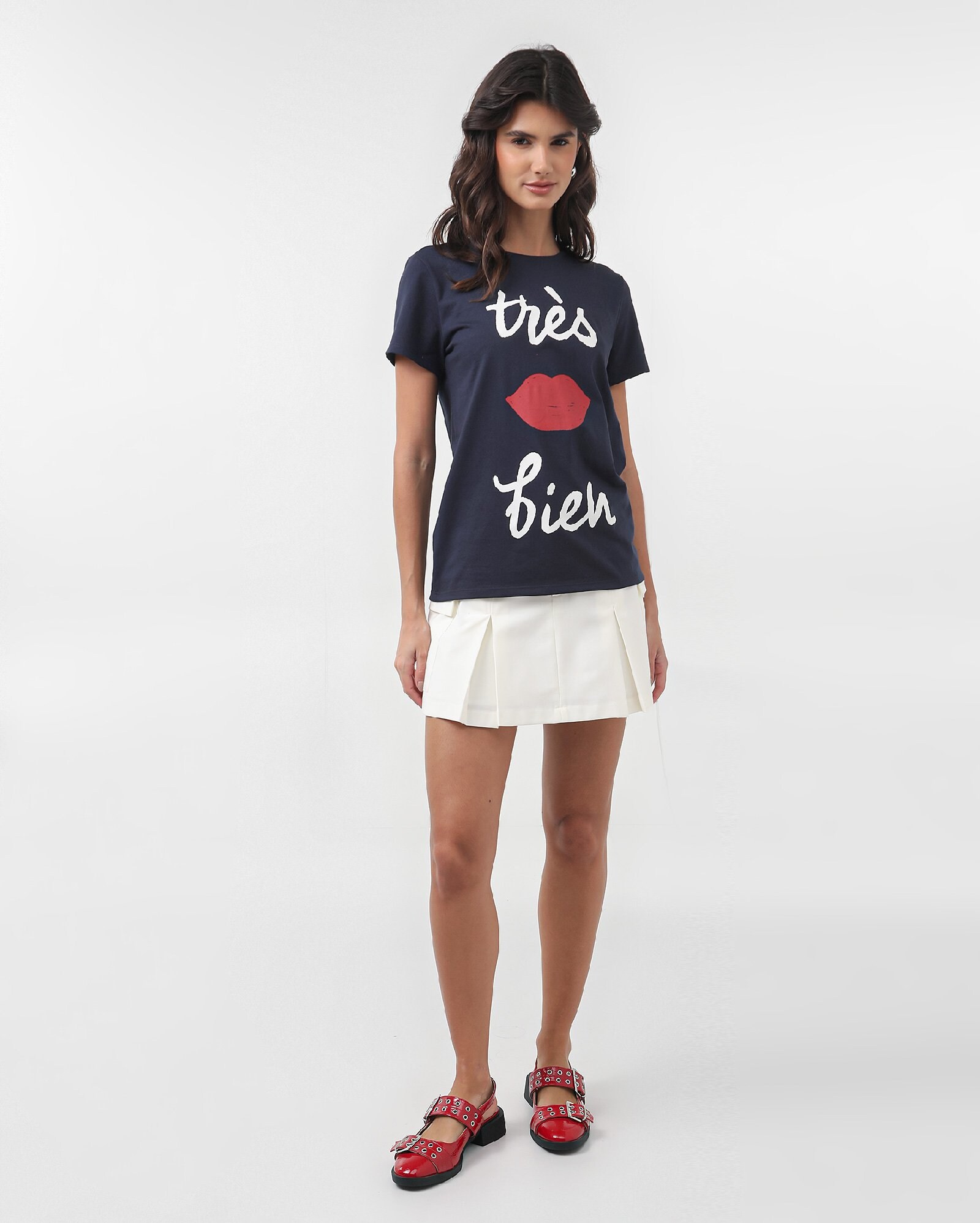 Riachuelo | Camiseta feminina très bien azul | Pool