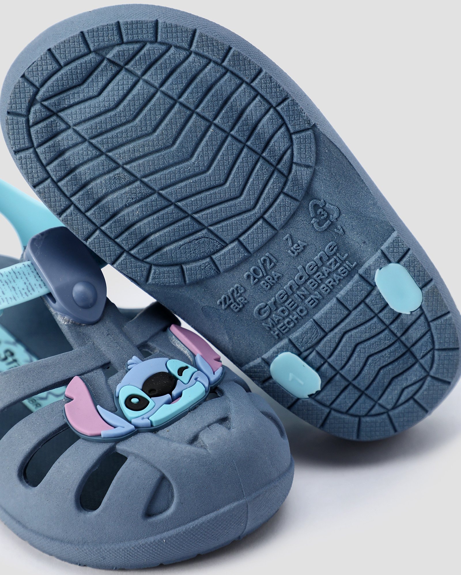 Riachuelo | Sandália babuche infantil Disney Stitch azul | Grendene