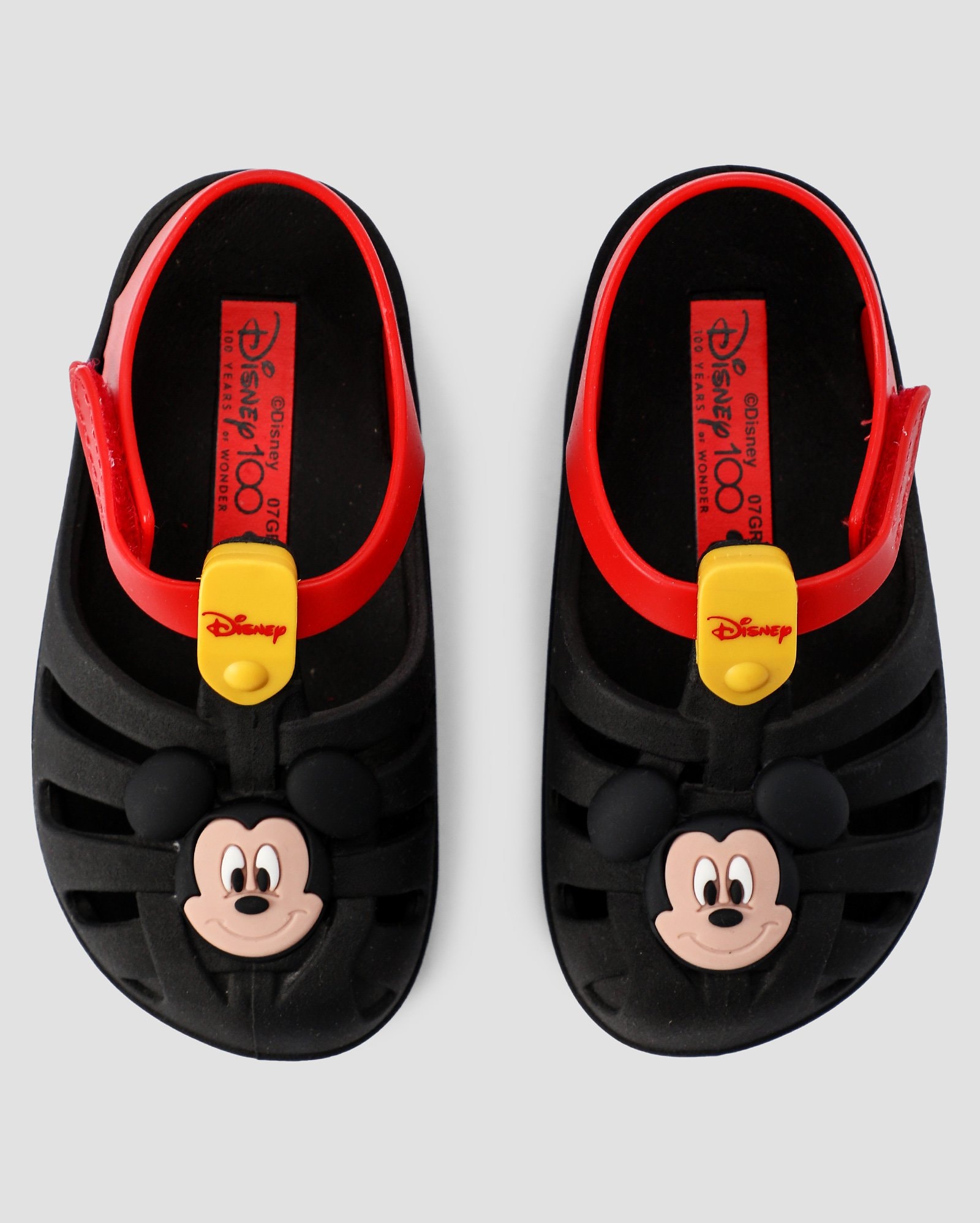 Riachuelo | Sandália Clog infantil Disney Mickey preta | Grendene