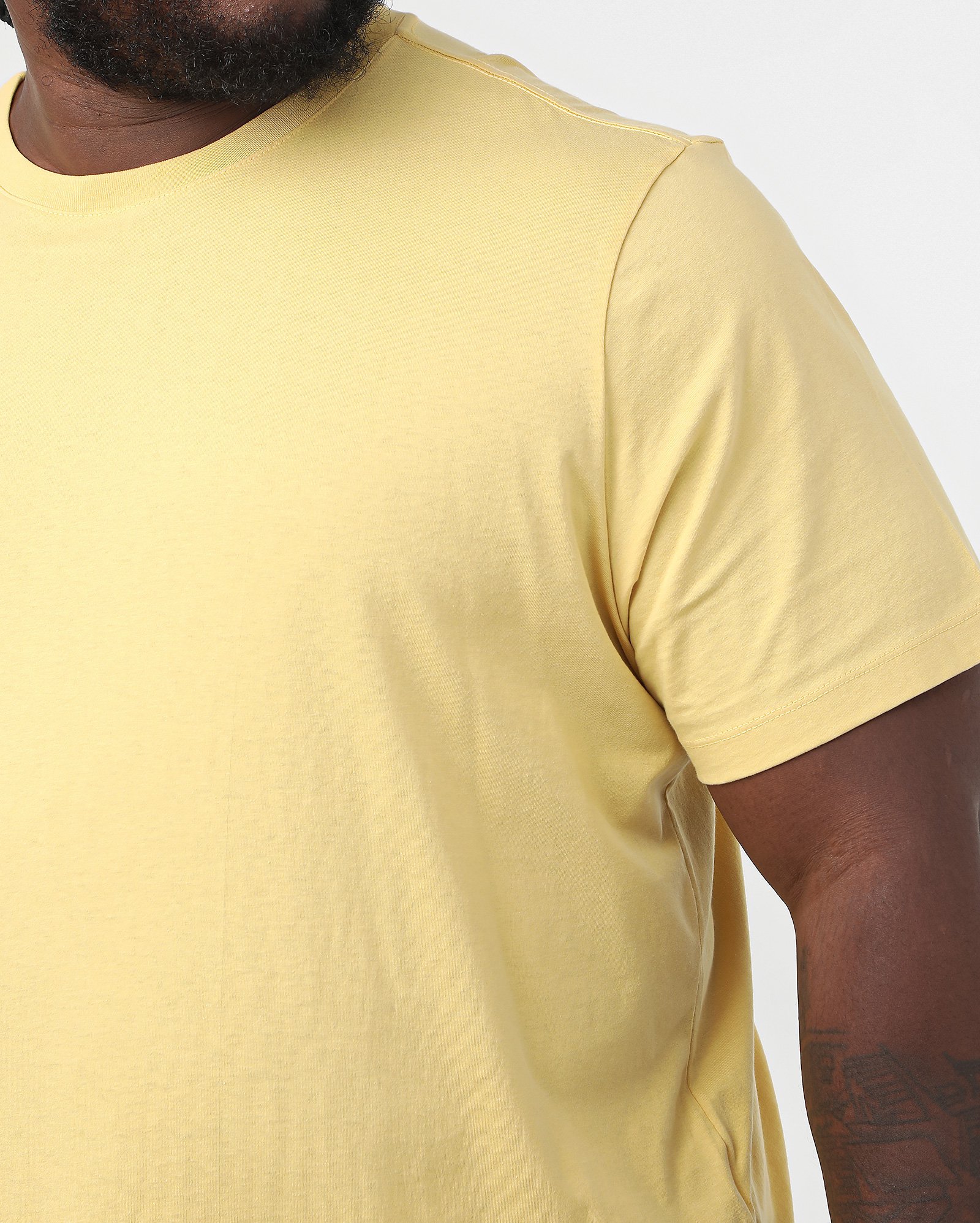 Riachuelo | Camiseta plus size masculina lisa - Amarelo Claro ...