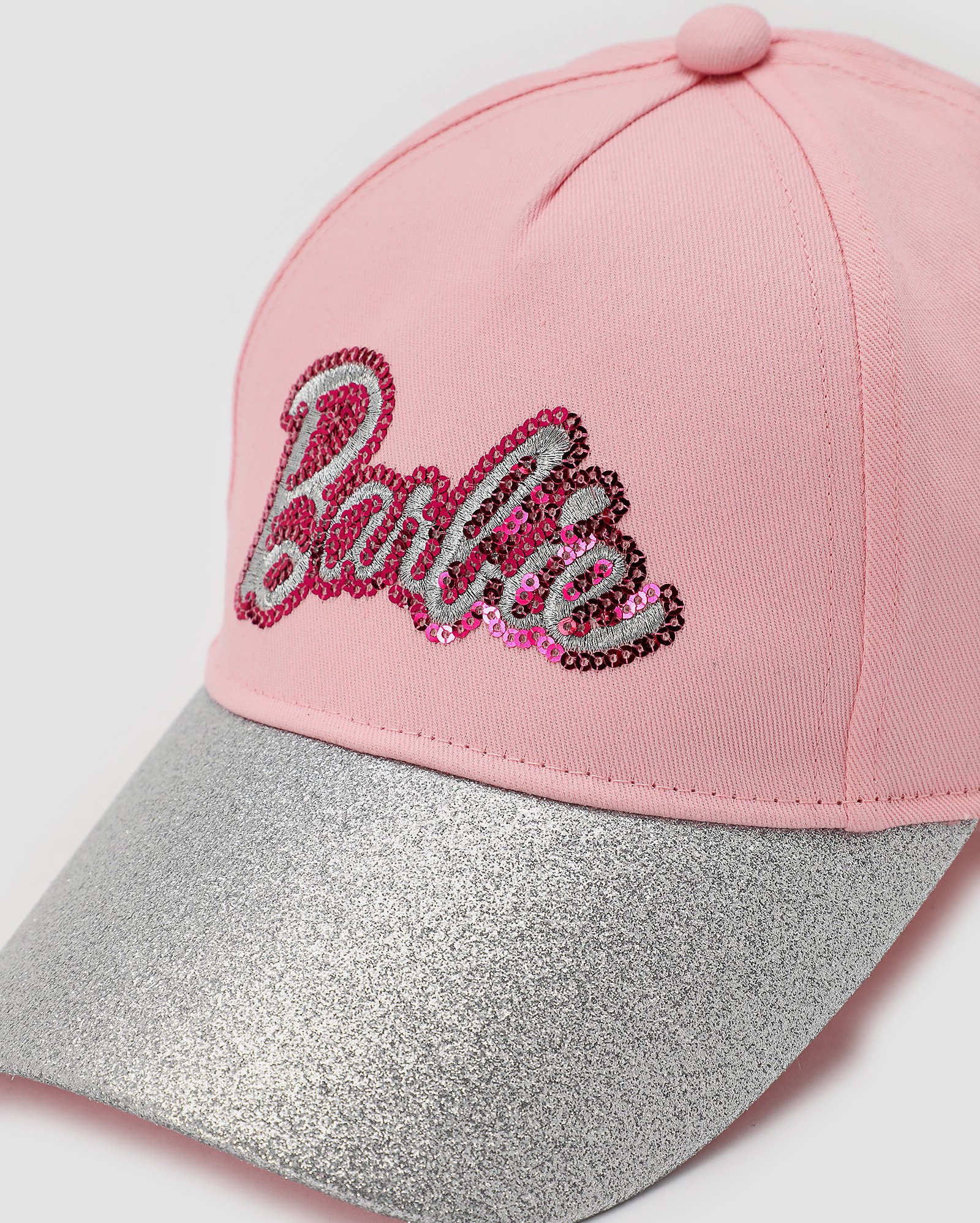 Riachuelo | Boné infantil aba curva bordado Barbie com glitter rosa ...