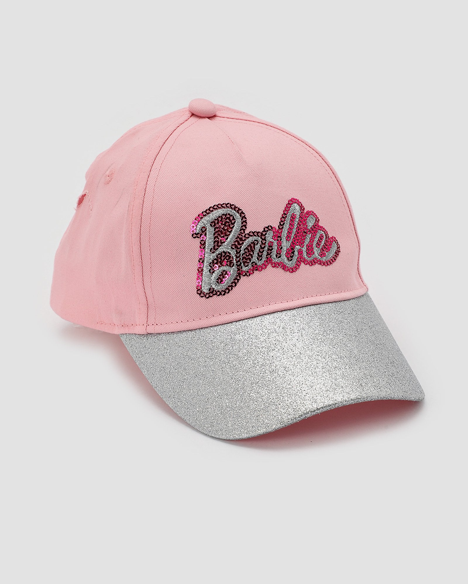 Riachuelo | Boné infantil aba curva bordado Barbie com glitter rosa ...