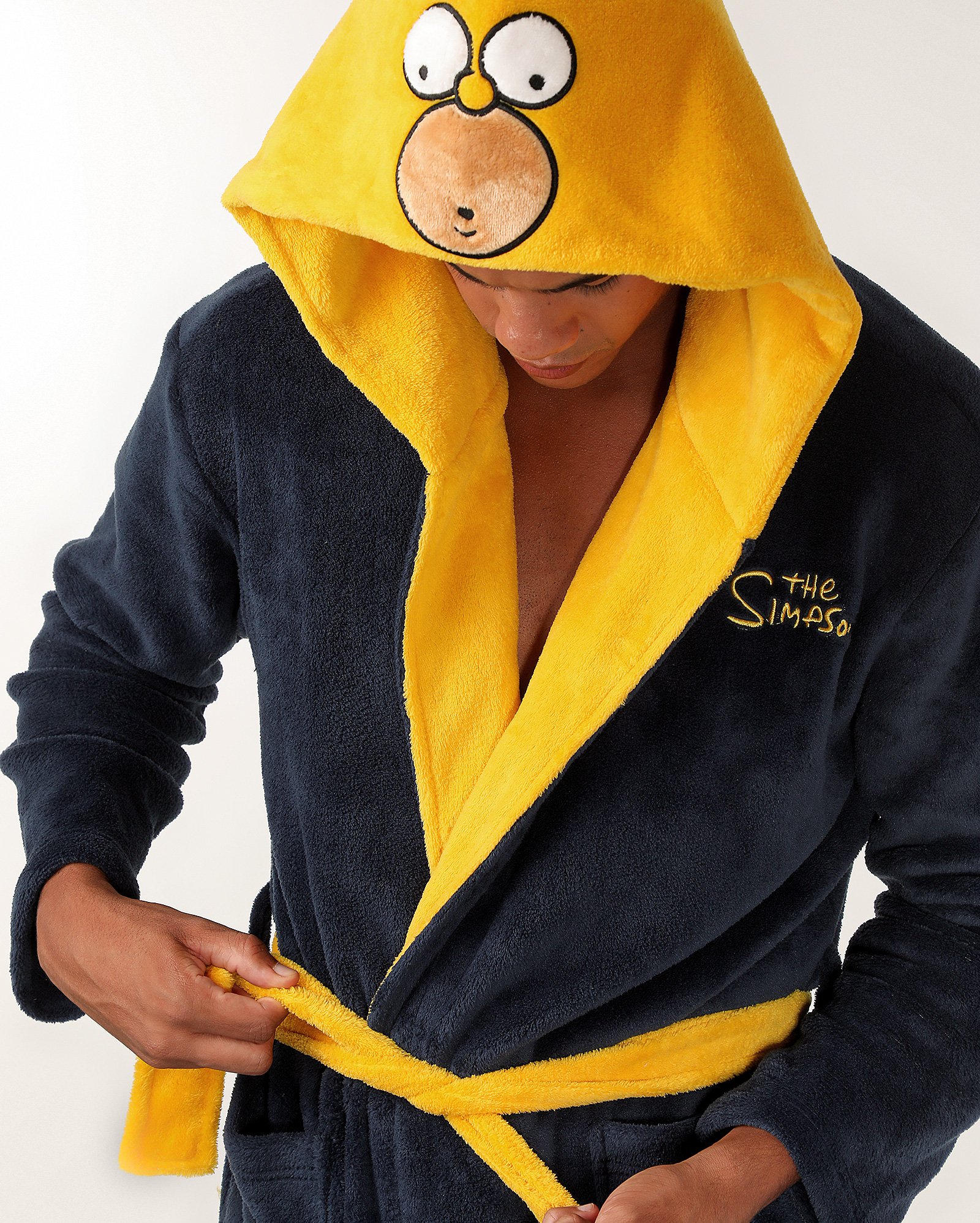 Riachuelo | Robe masculino fleece capuz Homer Simpson azul | Fox The ...