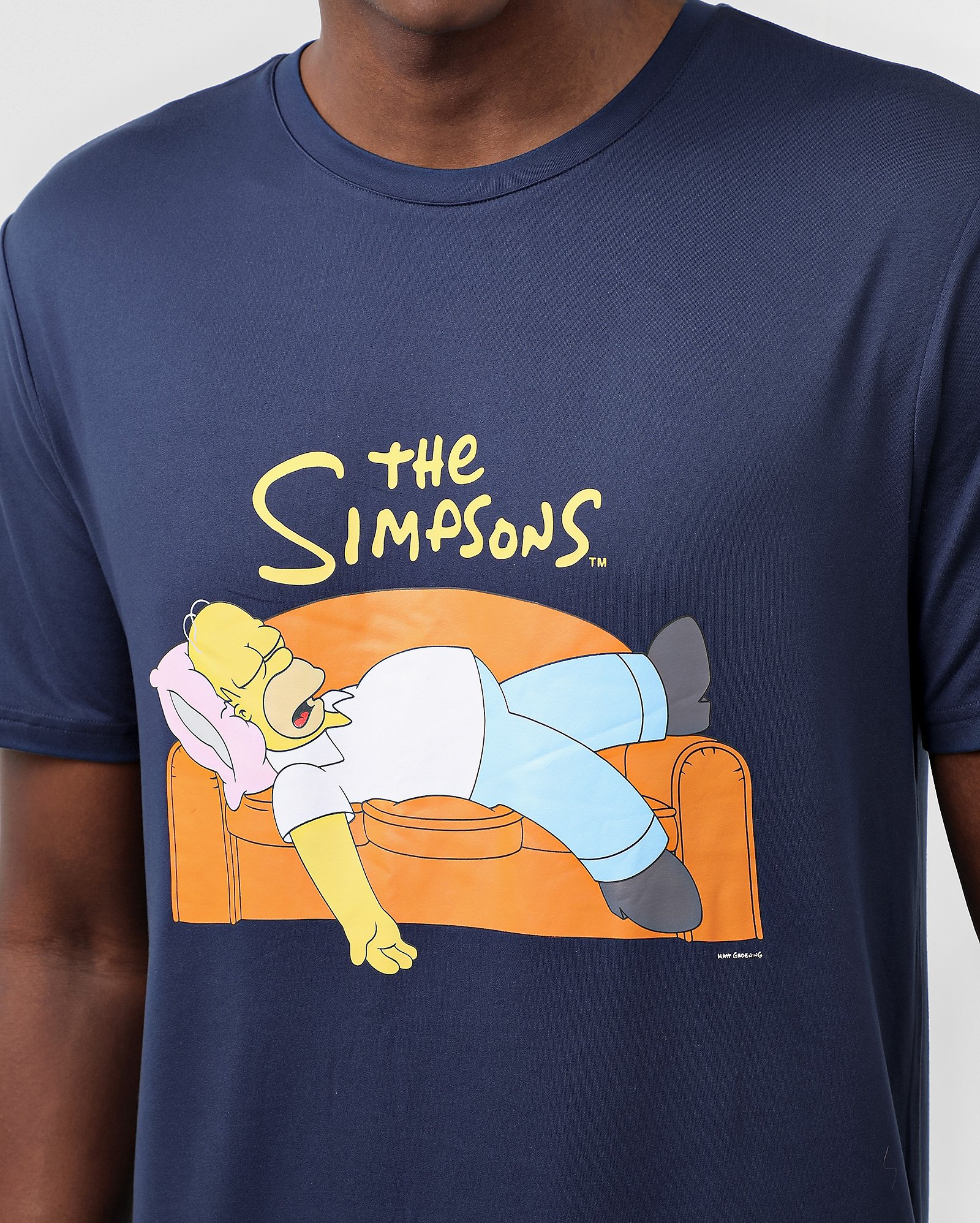 Riachuelo | Pijama longo masculino Homer dormindo azul | Fox The Simpsons