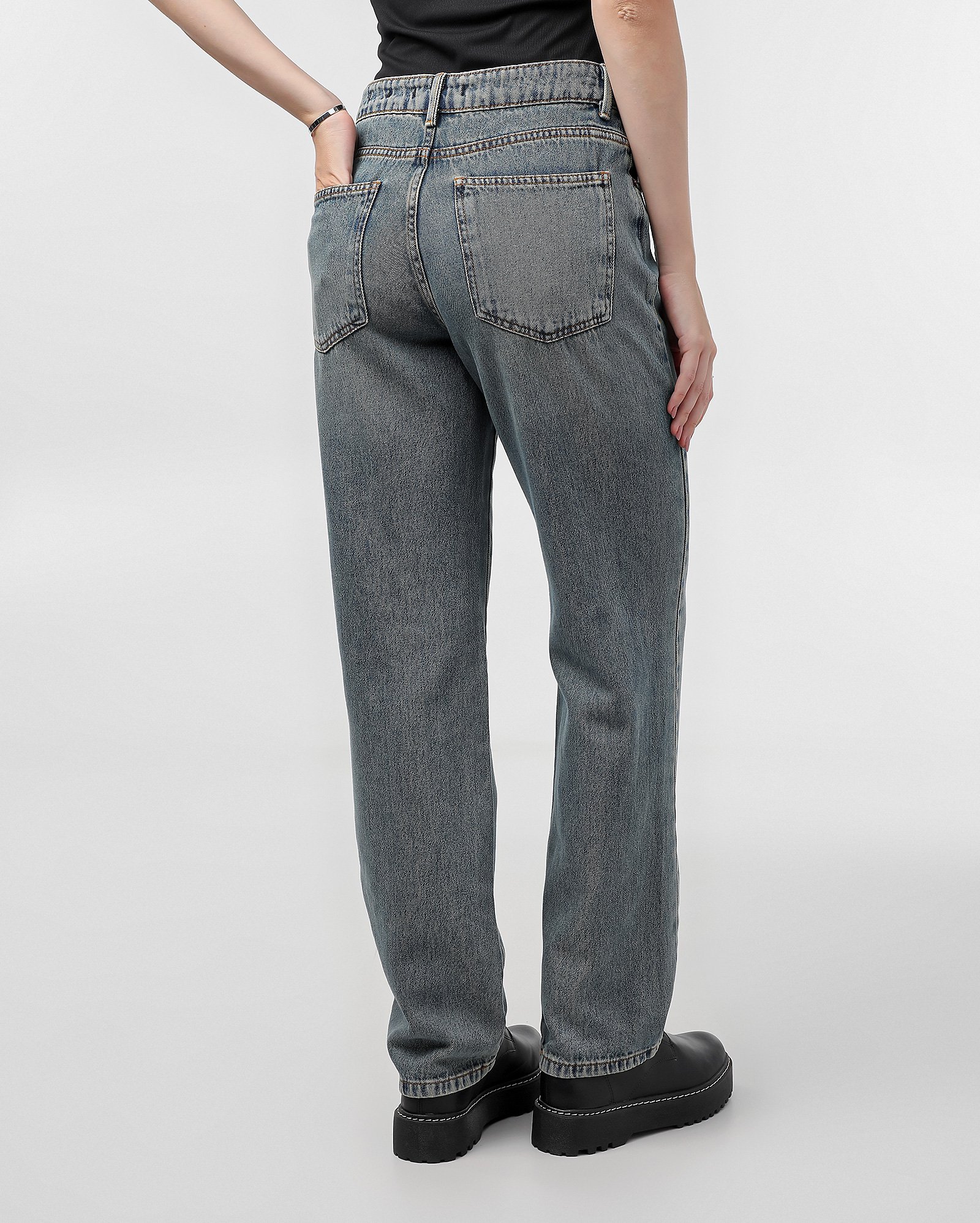 Riachuelo | Calça jeans feminina reta 90's cintura média - Jeans Escuro ...