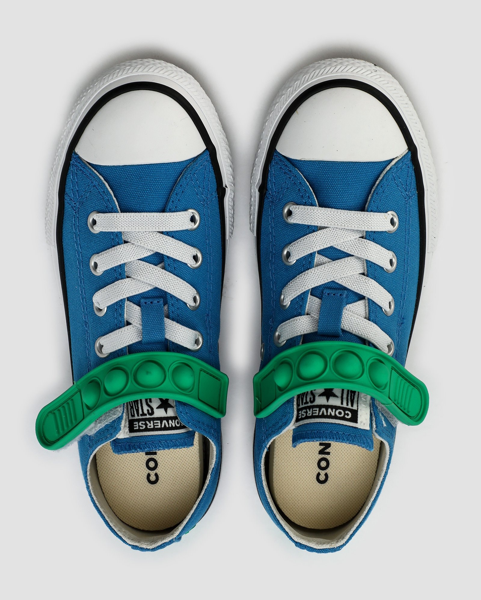 Riachuelo | Tênis infantil chuck taylor bubble strap - Azul | Converse ...