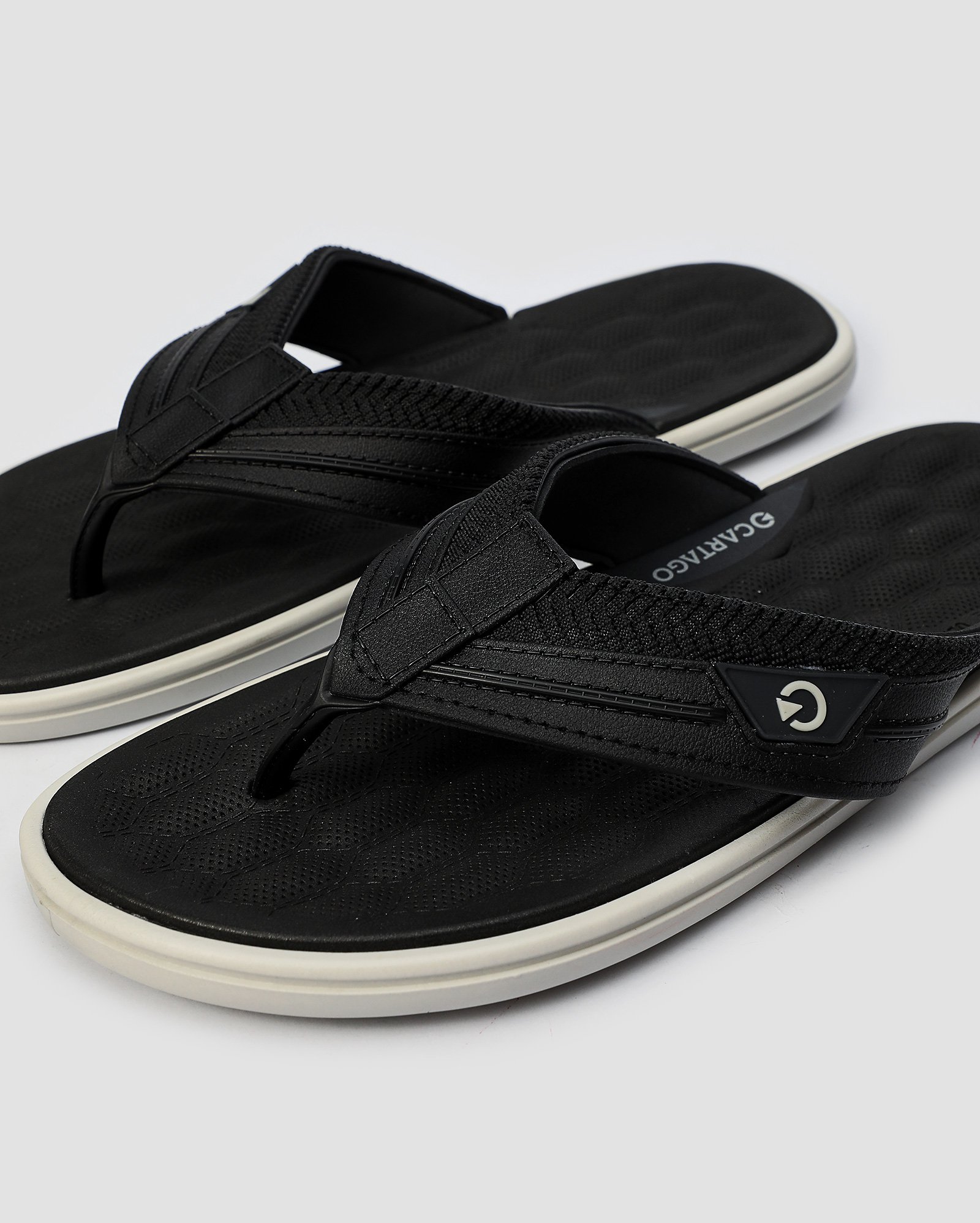 Riachuelo | Chinelo masculino Cartago Malta preto | Grendene