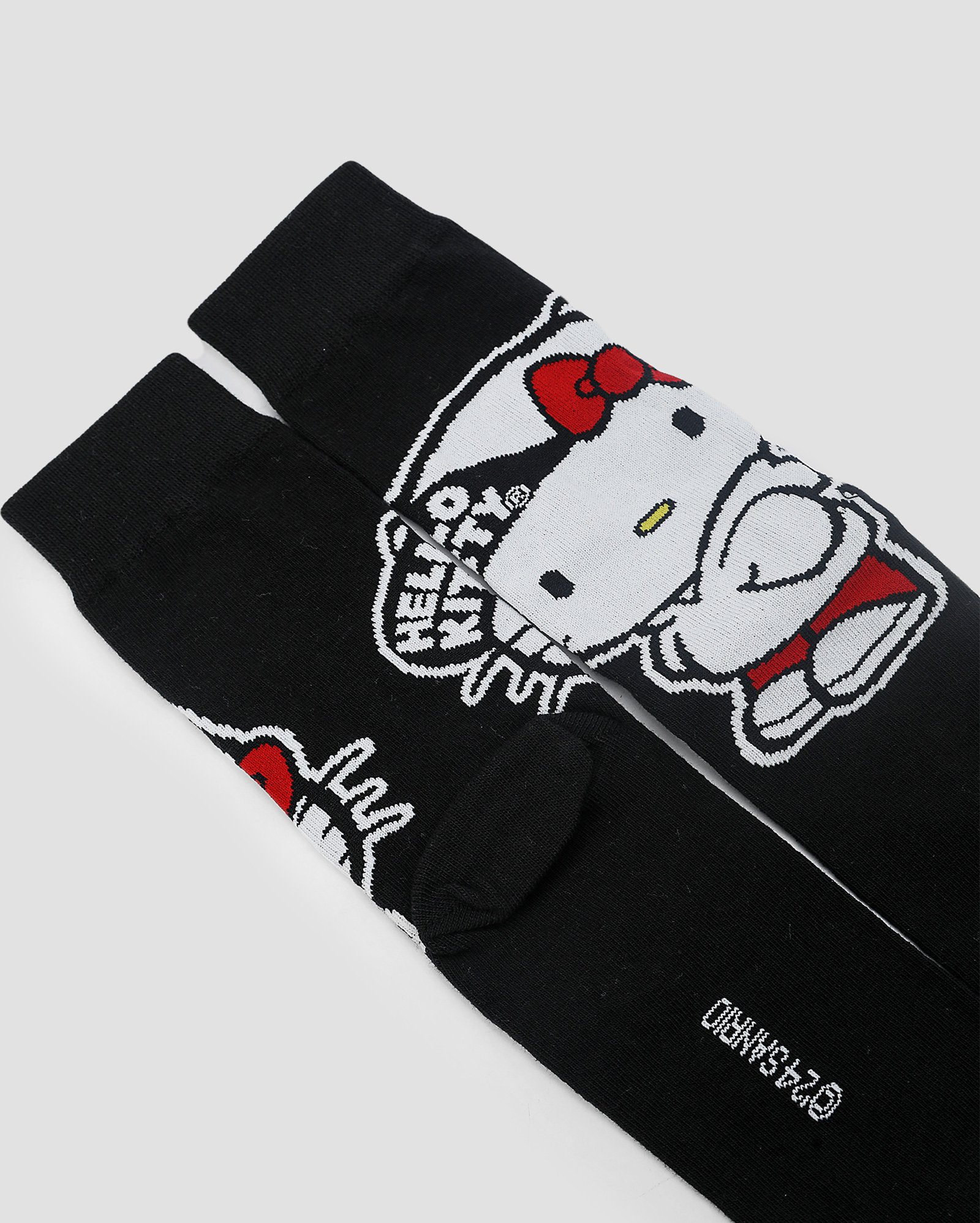 Riachuelo | Meia masculina cano longo Hello Kitty preta | Sanrio