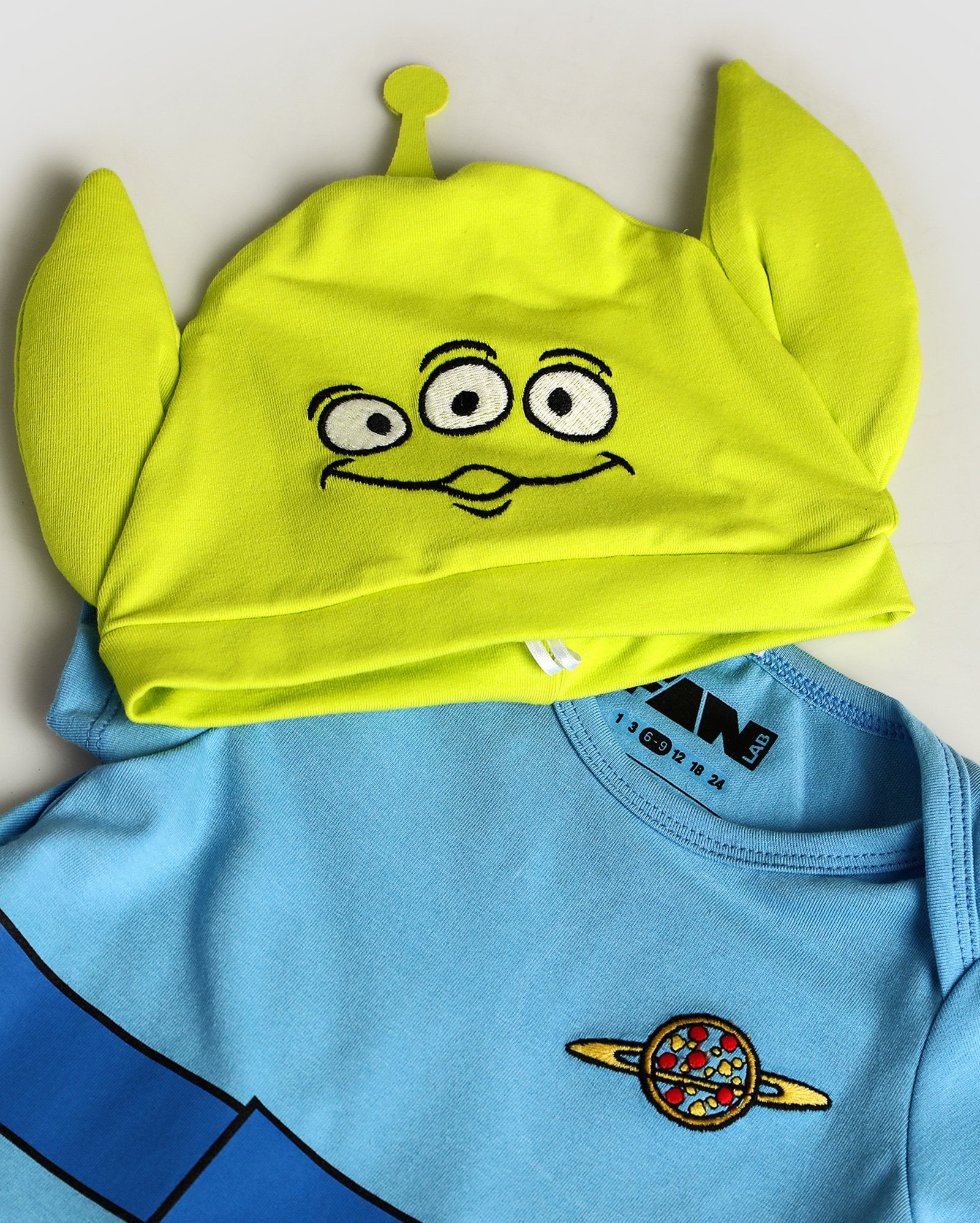 Riachuelo | Body bebê Aliens com touca multicor | FANLAB