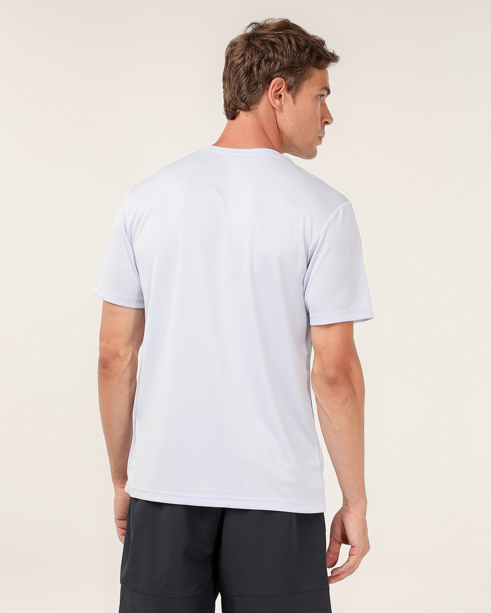 Riachuelo | Camiseta esportiva masculina ondas azul | BodyWork by Riachuelo